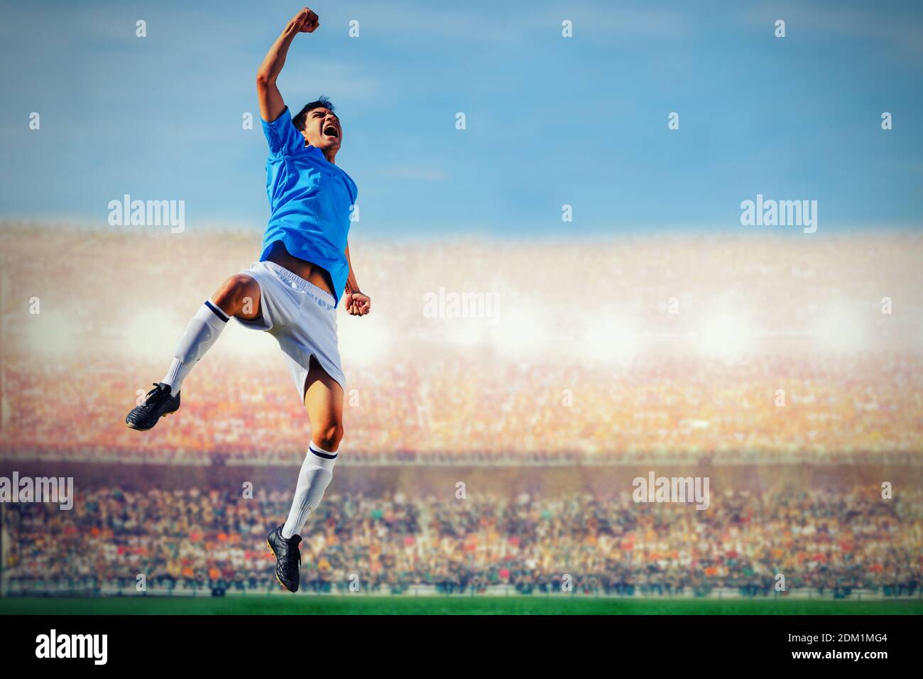 Soccer player celebrating hi-res stock photography and images - Alamy