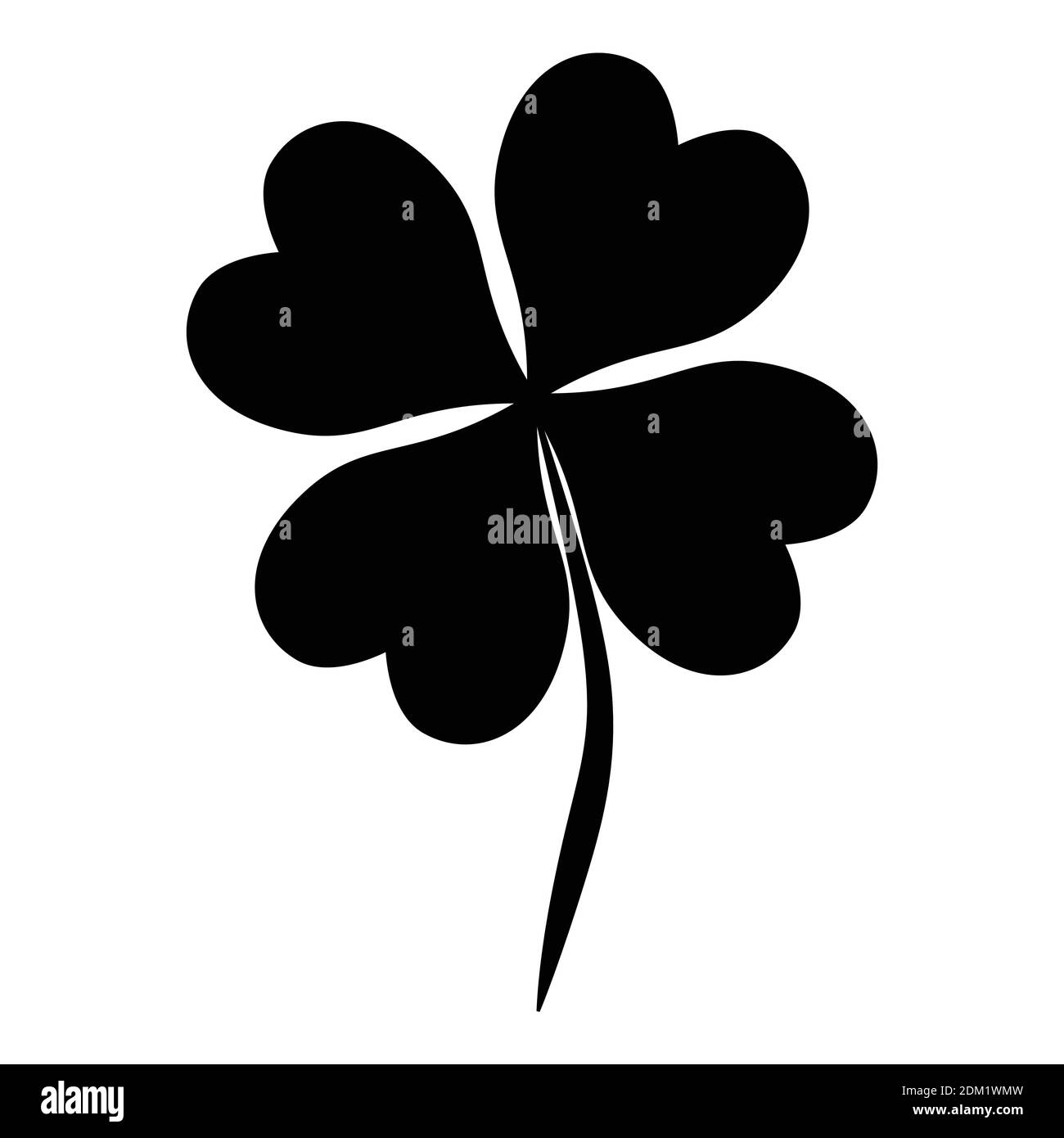 Four leaf clover icon symbol, vector illustration Stock Vector Image ...