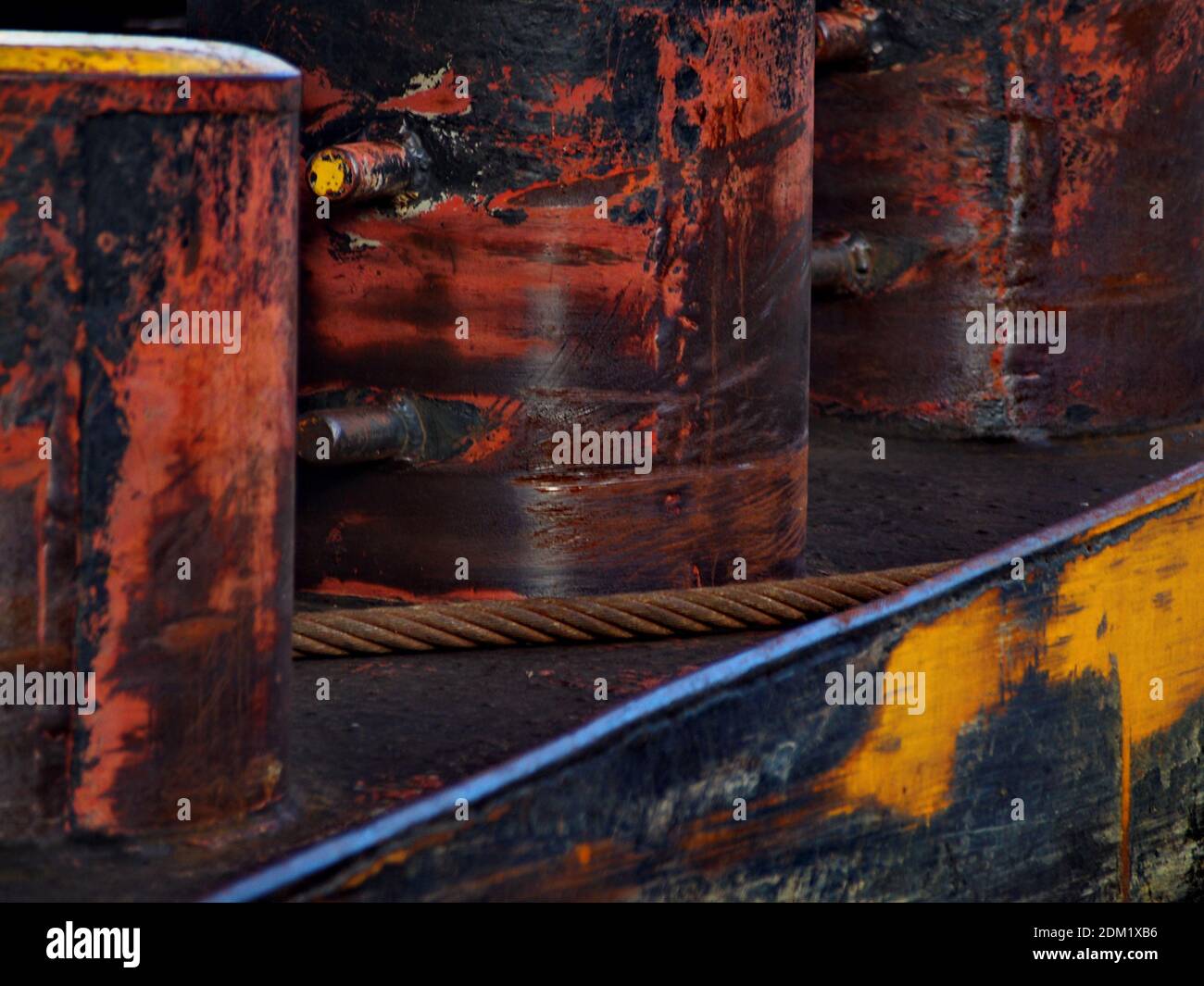 Rusty bollards hi-res stock photography and images - Alamy