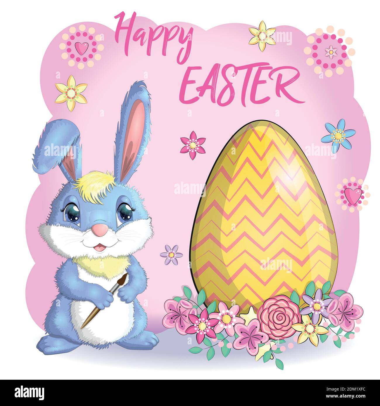 Easterbunny illustration Stock Vector Images - Alamy