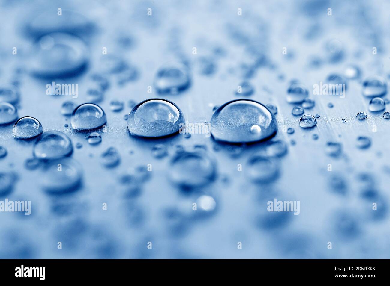 texture and background of beautiful blue water drops Stock Photo - Alamy