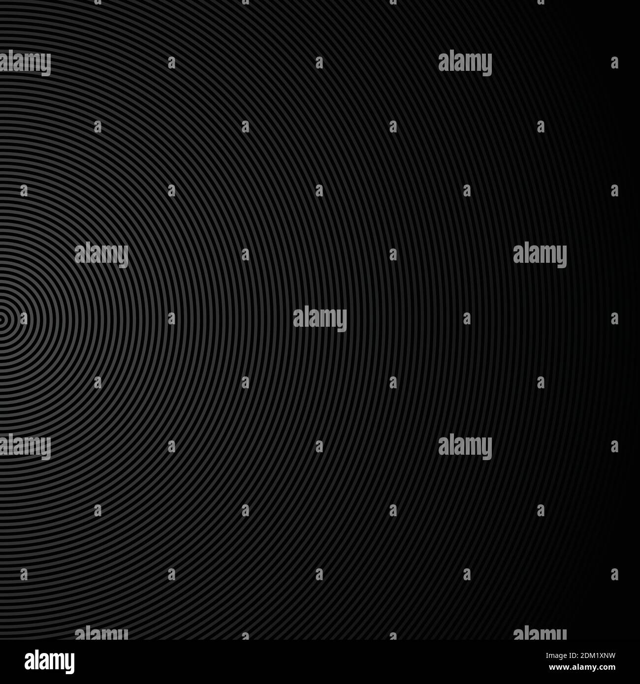Radial black thin lines on black gradient background, vector ...
