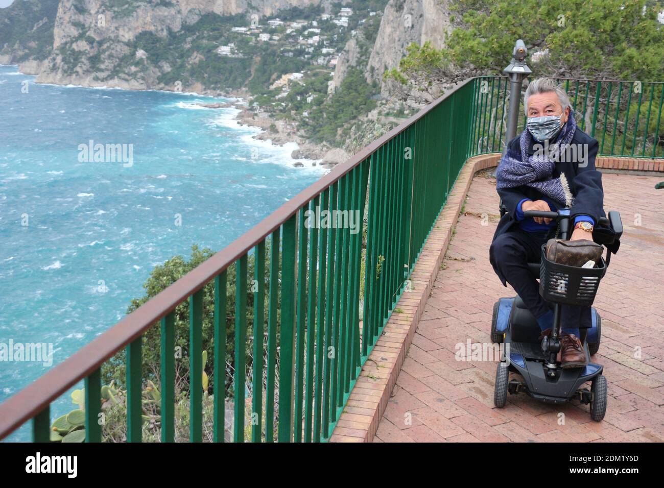 Storm, bad weather and rough sea in Capri, Italy Stock Photo - Alamy