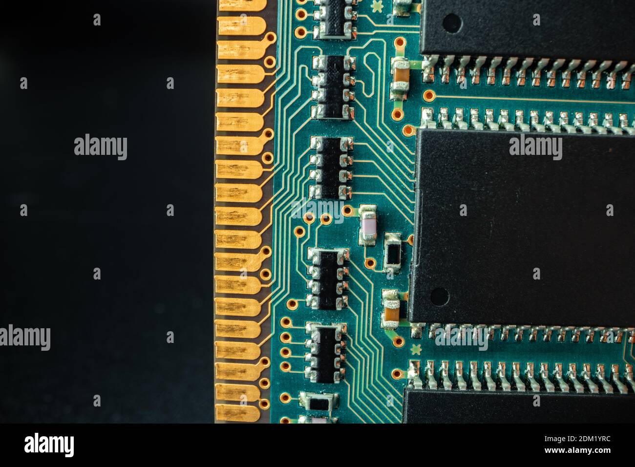 Macro photo of electronic circuit board in computer Stock Photo - Alamy