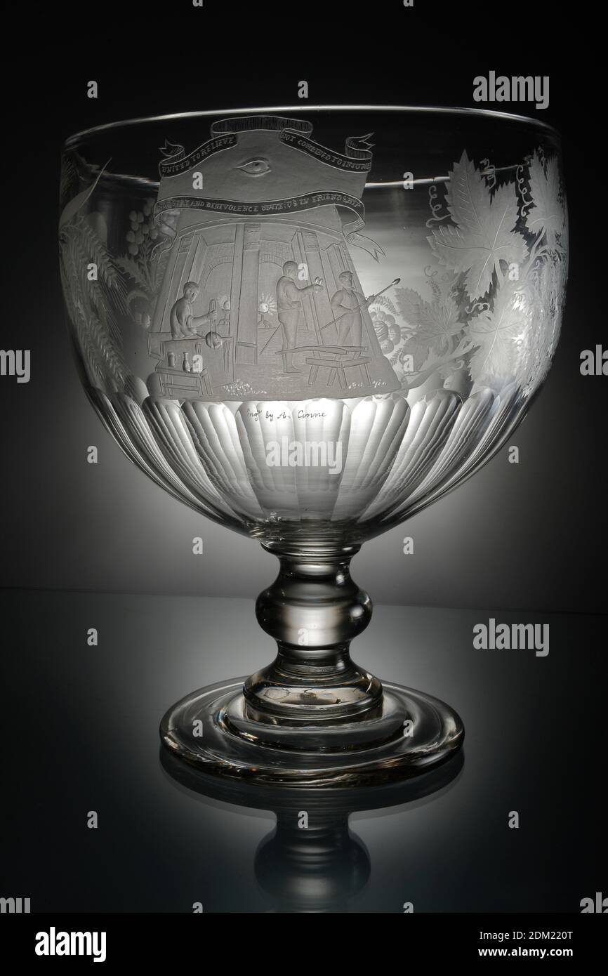 British glass Foundation Glass collection 5 Stock Photo - Alamy