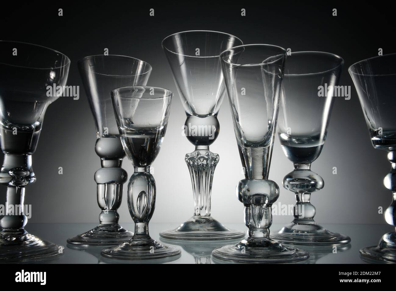British glass Foundation Glass collection 5 Stock Photo - Alamy