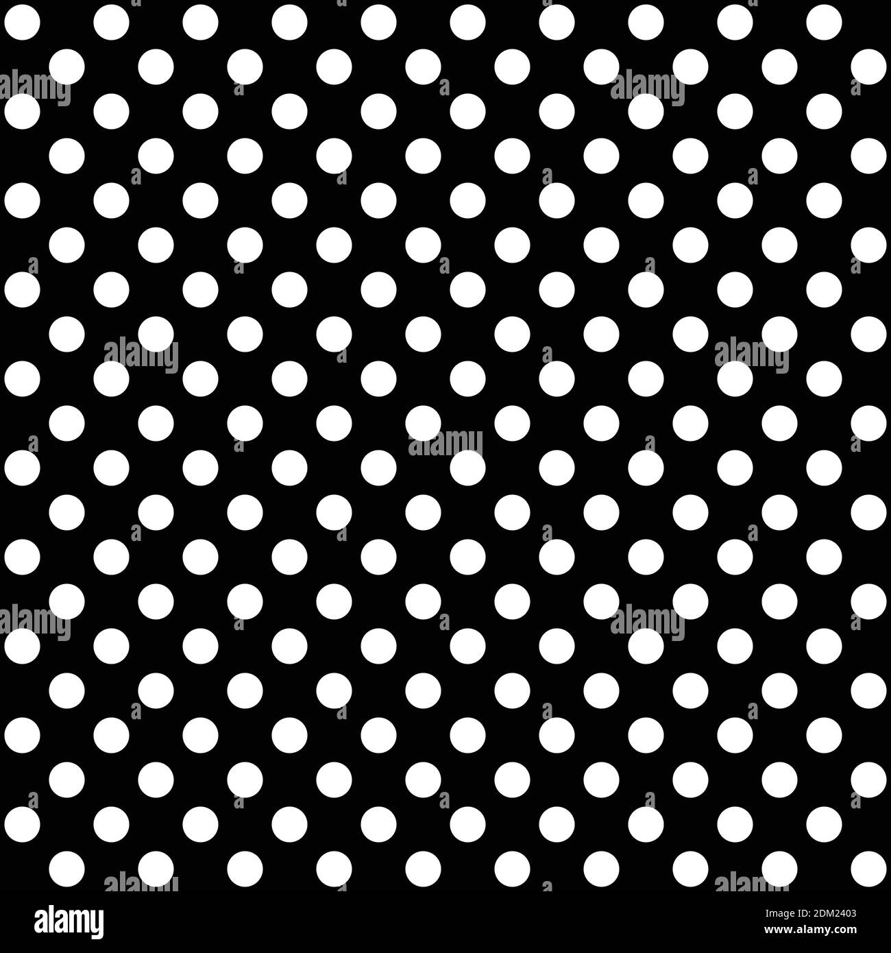 Polka dot pattern in black and white, vector illustration Stock Vector ...