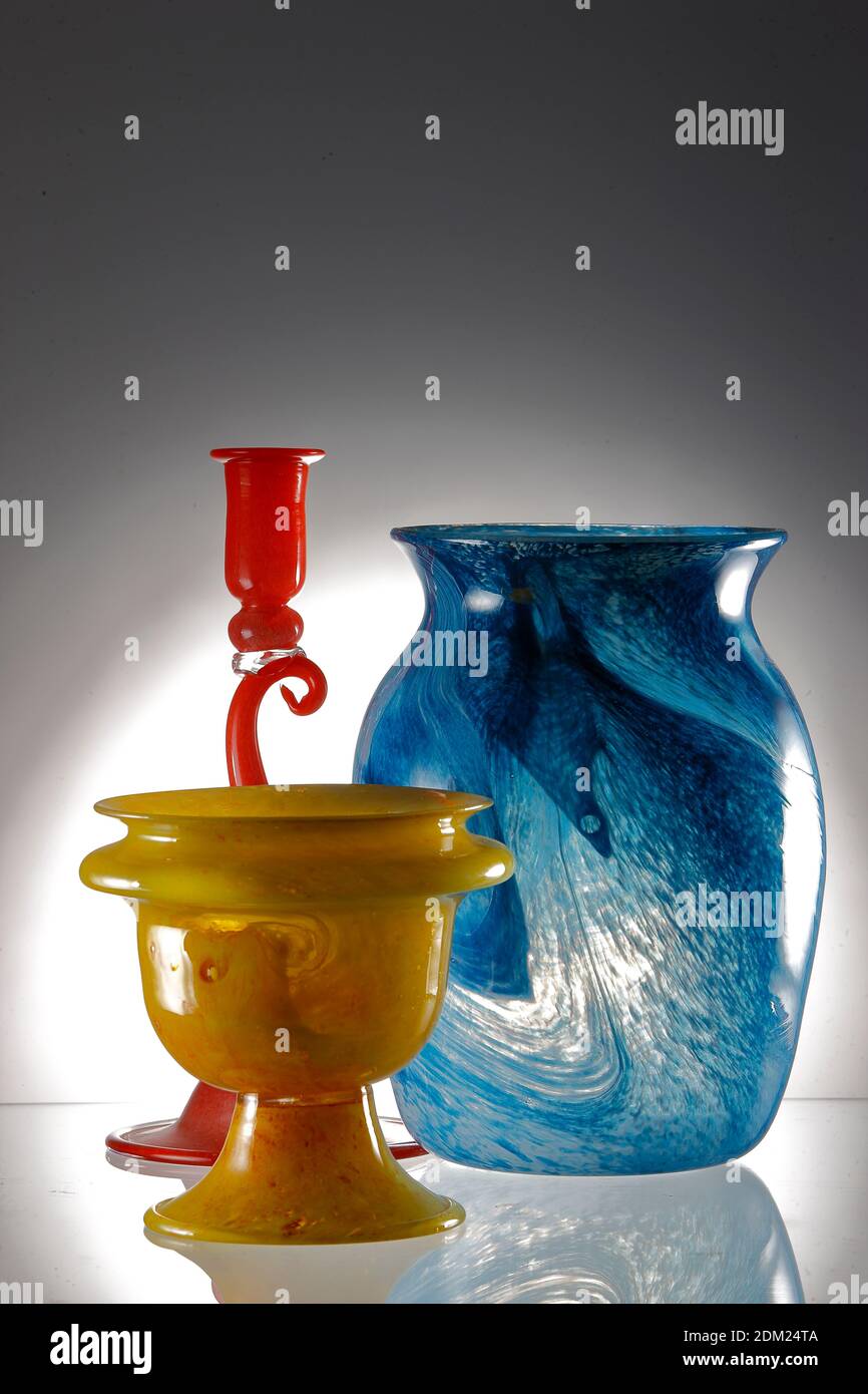 British glass Foundation Glass collection 5 Stock Photo - Alamy