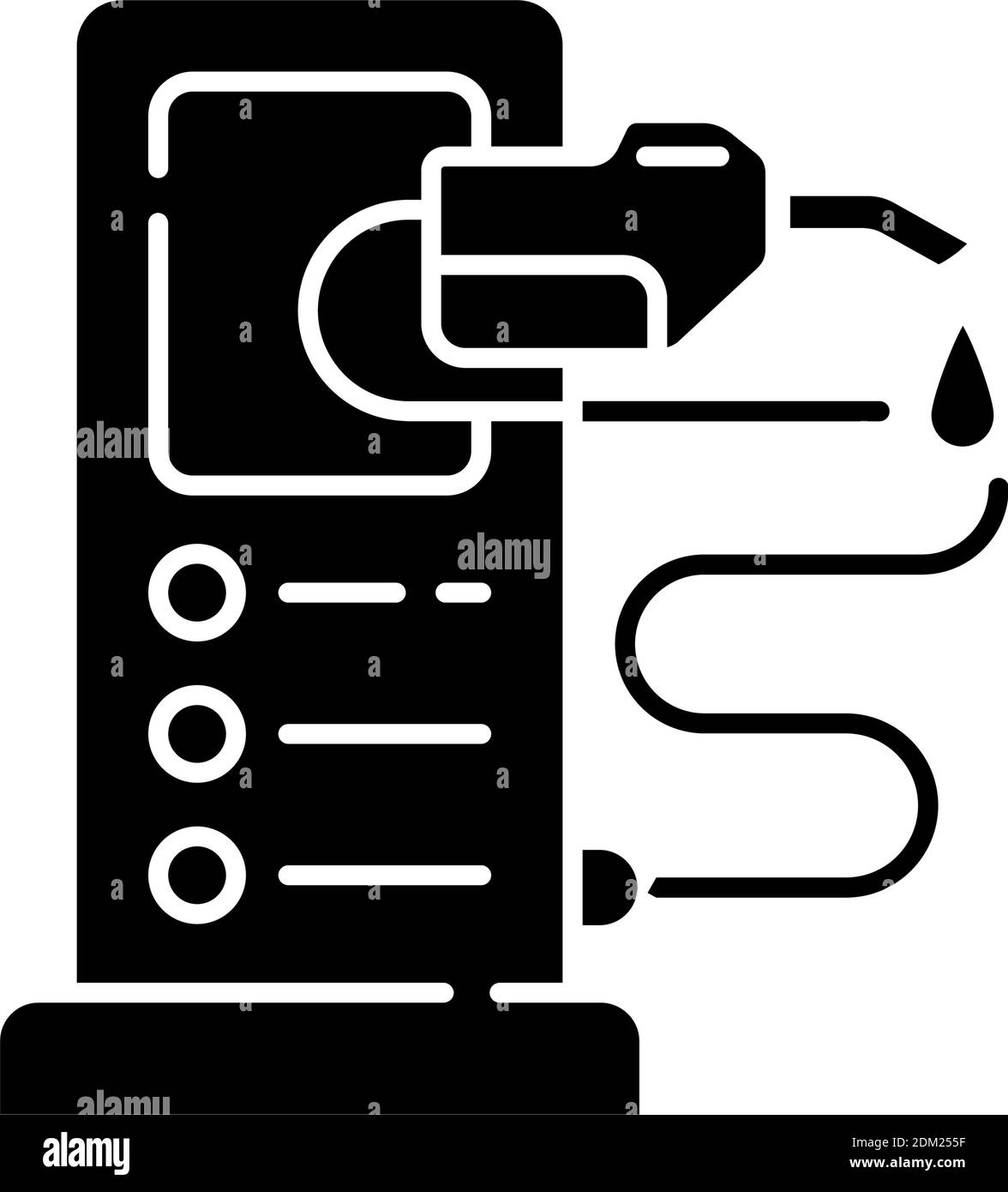 Refueling a car Black and White Stock Photos & Images - Alamy