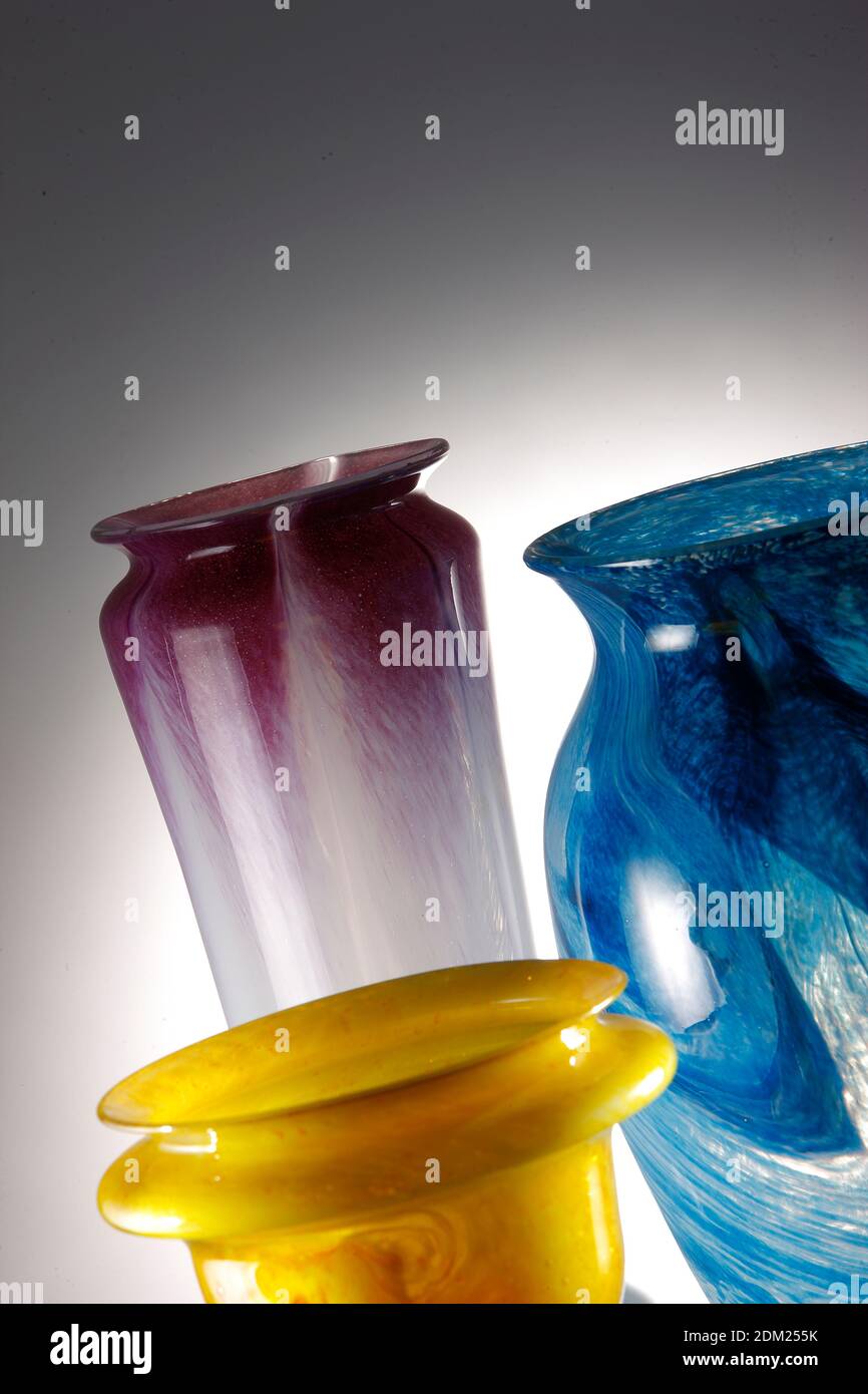 British glass Foundation Glass collection 5 Stock Photo - Alamy