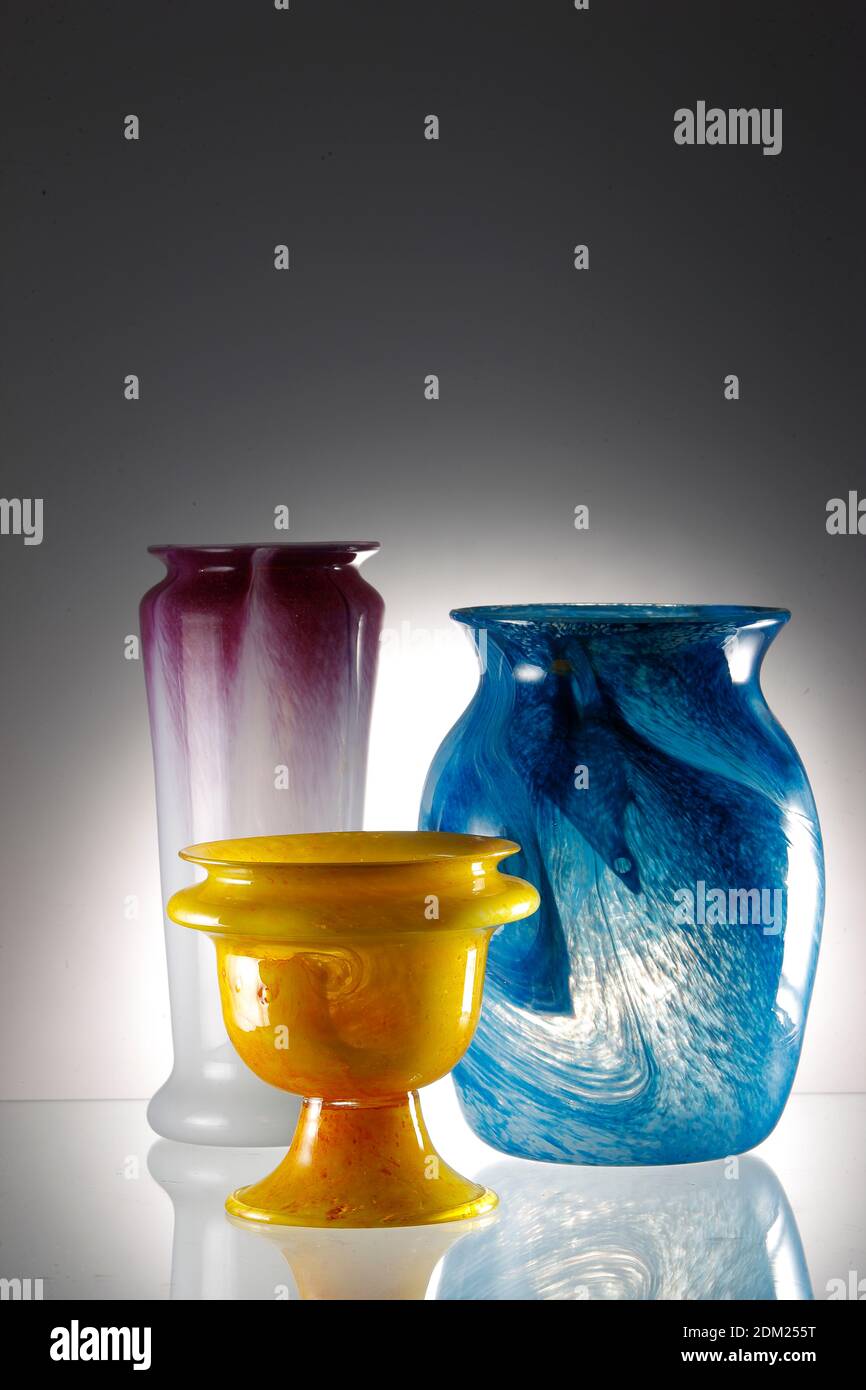 British glass Foundation Glass collection 5 Stock Photo - Alamy