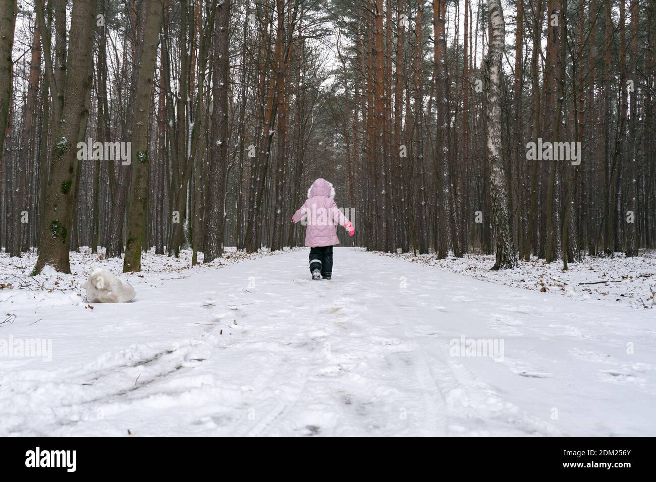 Happy kid walks through park hi-res stock photography and images - Alamy