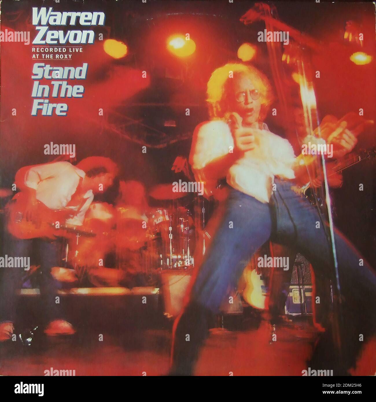 Warren Zevon - Stand In The Fire - Vintage vinyl album cover Stock ...