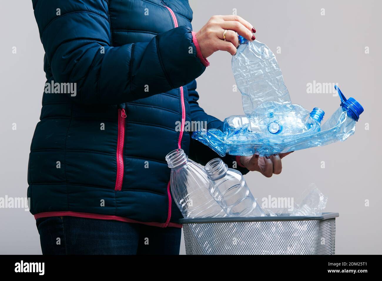 Squashed plastic bottles hi-res stock photography and images - Alamy