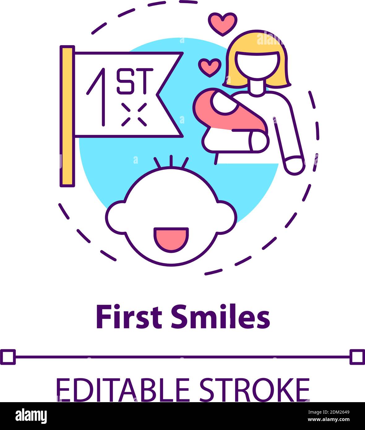 The center smiles at you Stock Vector Images - Alamy