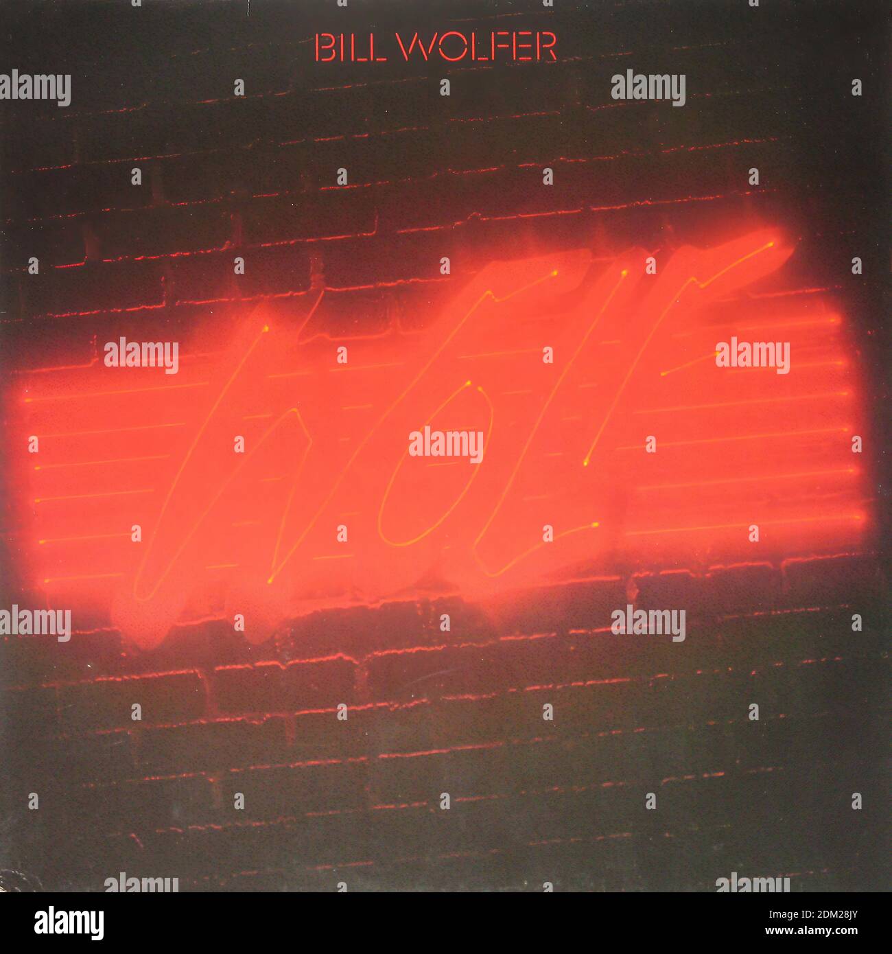 Bill Wolfer Wolf - Vintage Vinyl Record Cover Stock Photo - Alamy