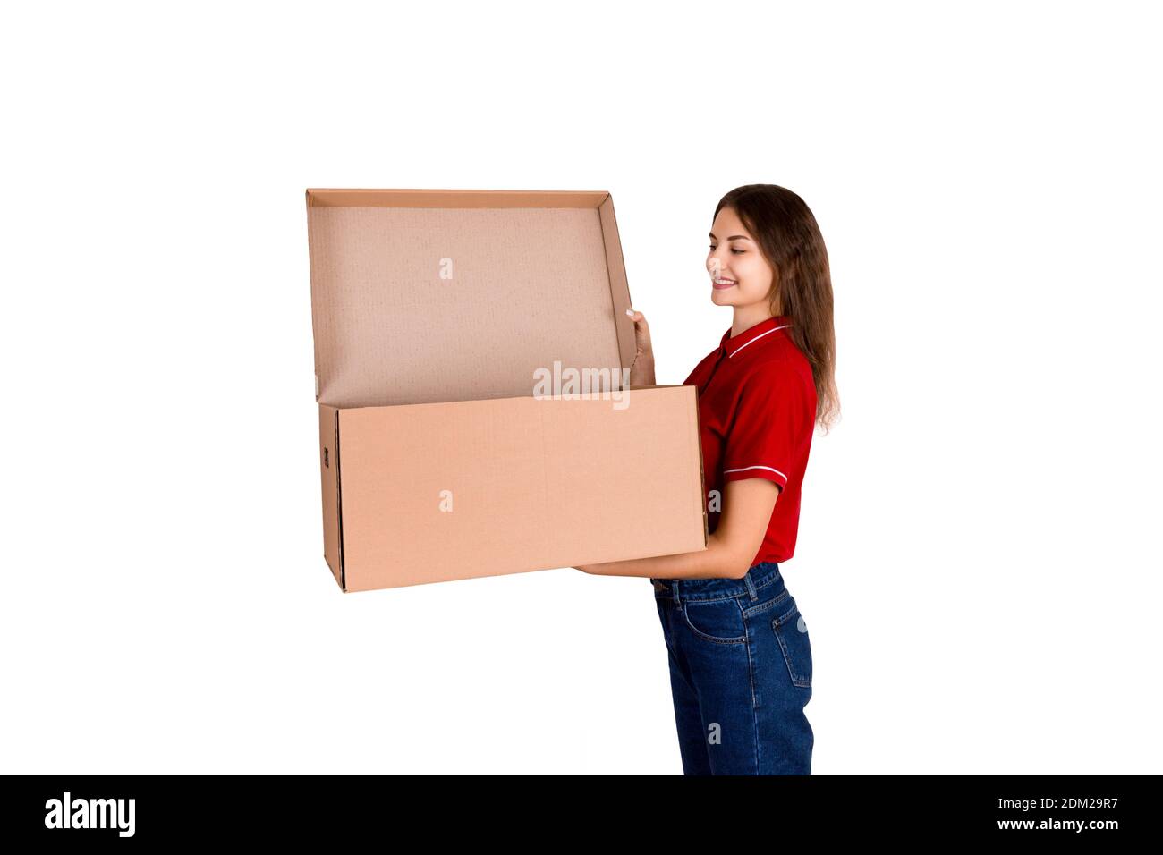 Opening package Cut Out Stock Images & Pictures - Alamy