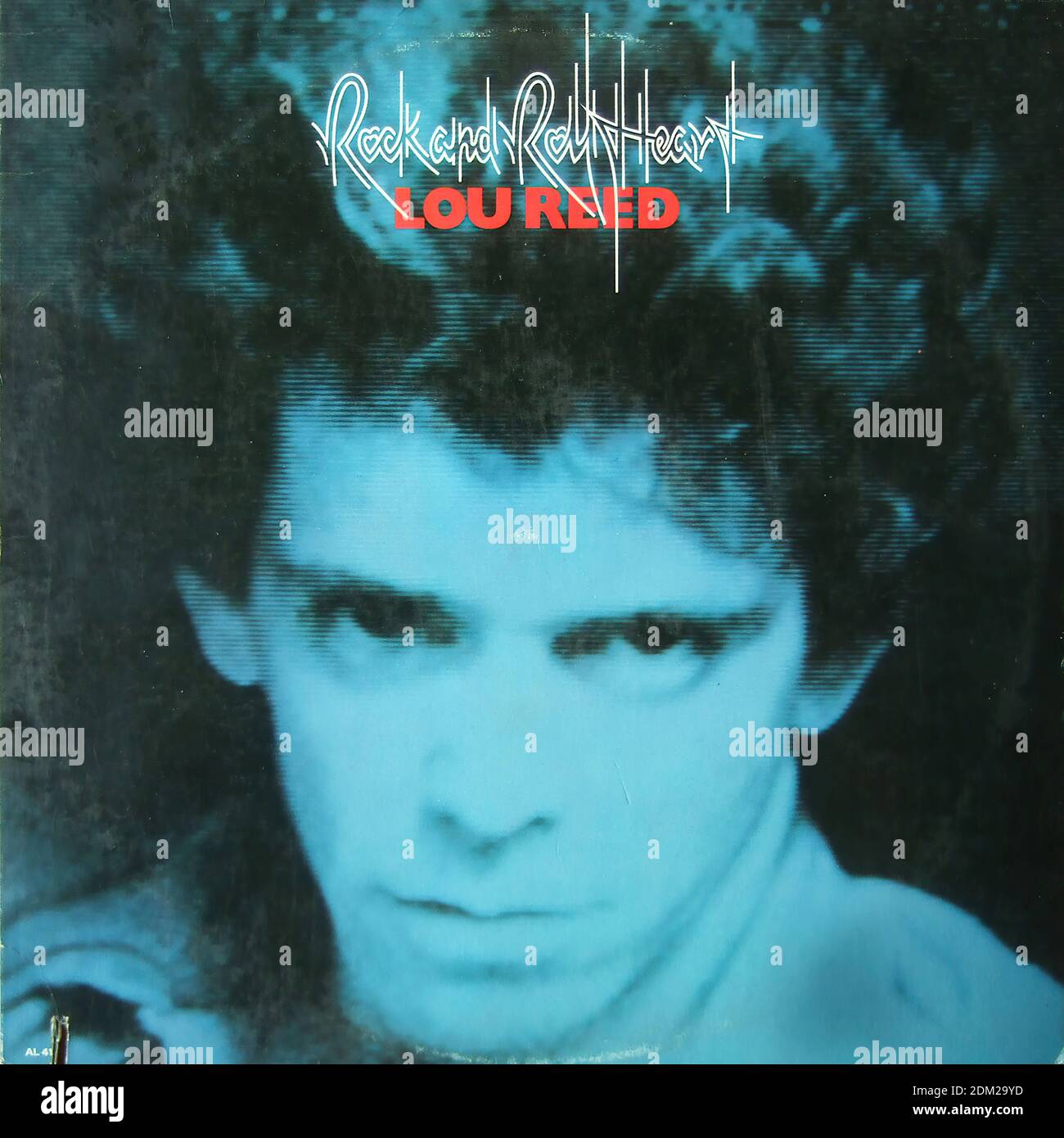 Lou Reed - Rock 'n Roll Heart - Vintage vinyl album cover Stock Photo - Alamy
