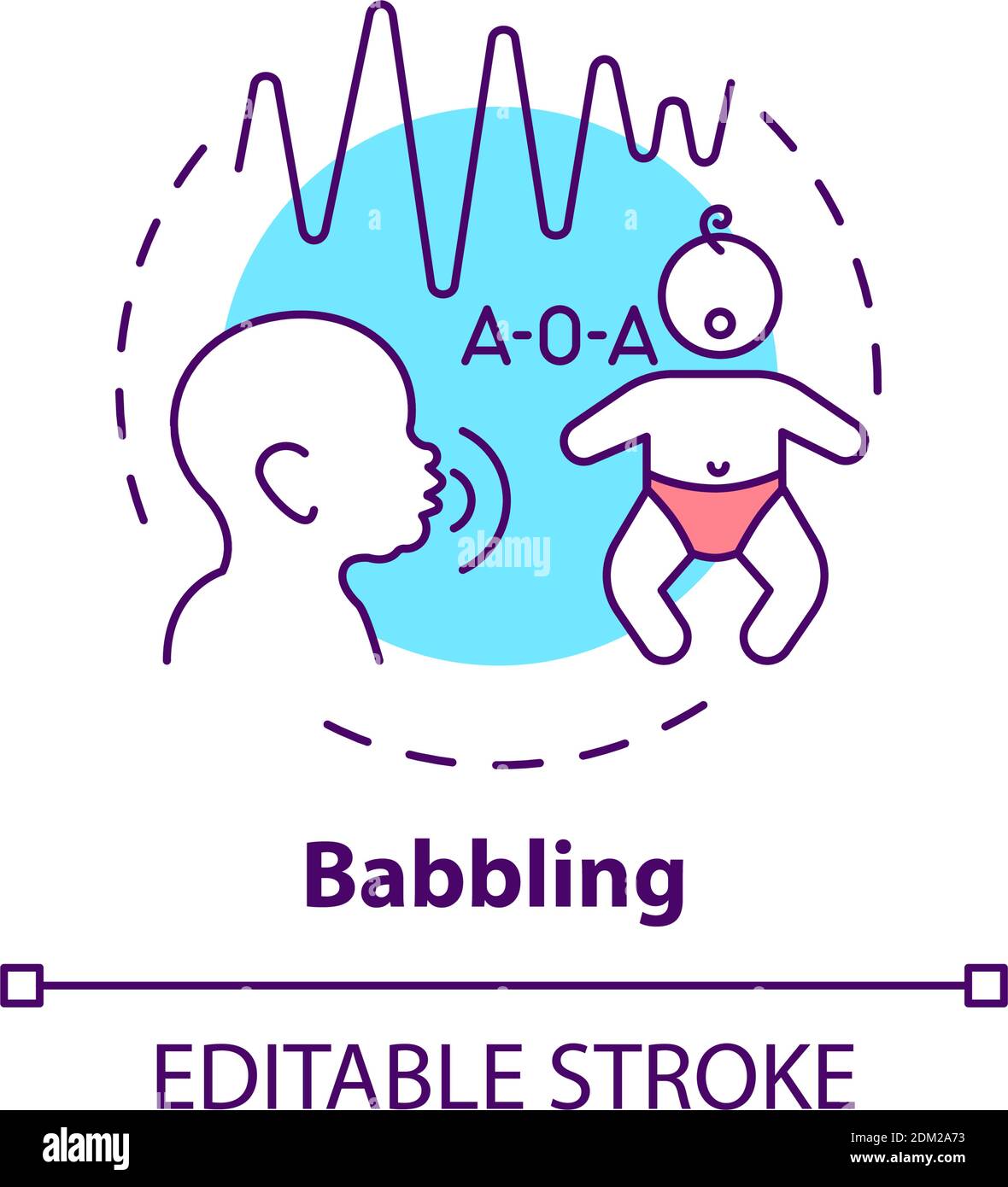 Babbling concept icon Stock Vector Image & Art - Alamy