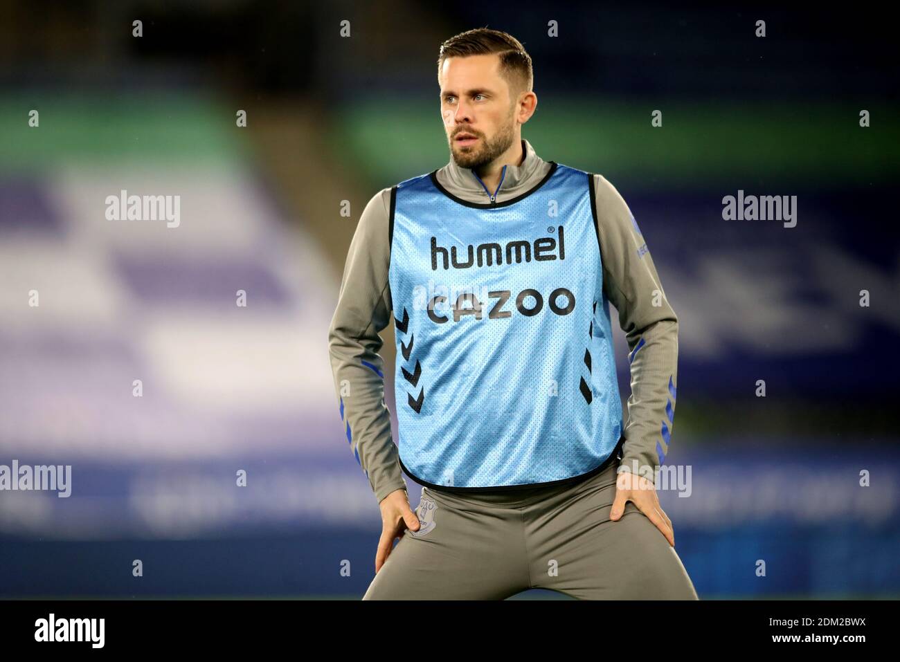 Everton's Gylfi Sigurdsson ahead of the Premier League match at the ...
