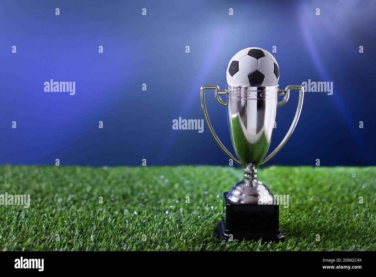Soccer blue silver metallic hi-res stock photography and images - Alamy