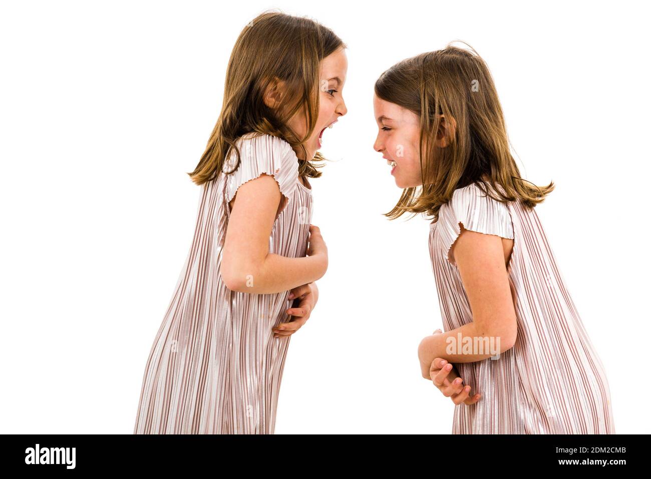 Identical twins twin Cut Out Stock Images & Pictures - Alamy