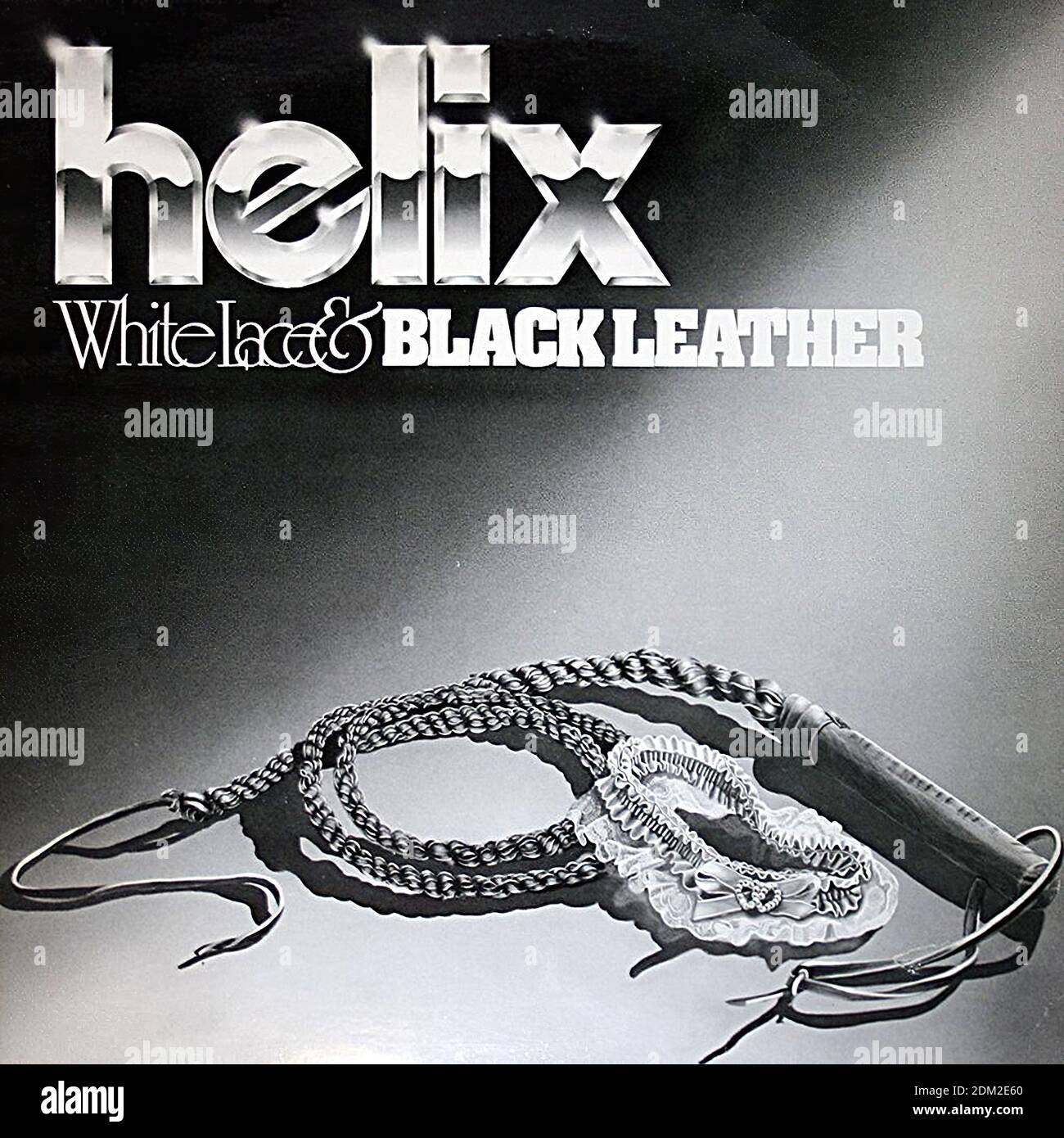 HELIX WHITE LACE & BLACK LEATHER 12 LP - Vintage Vinyl Record Cover ...
