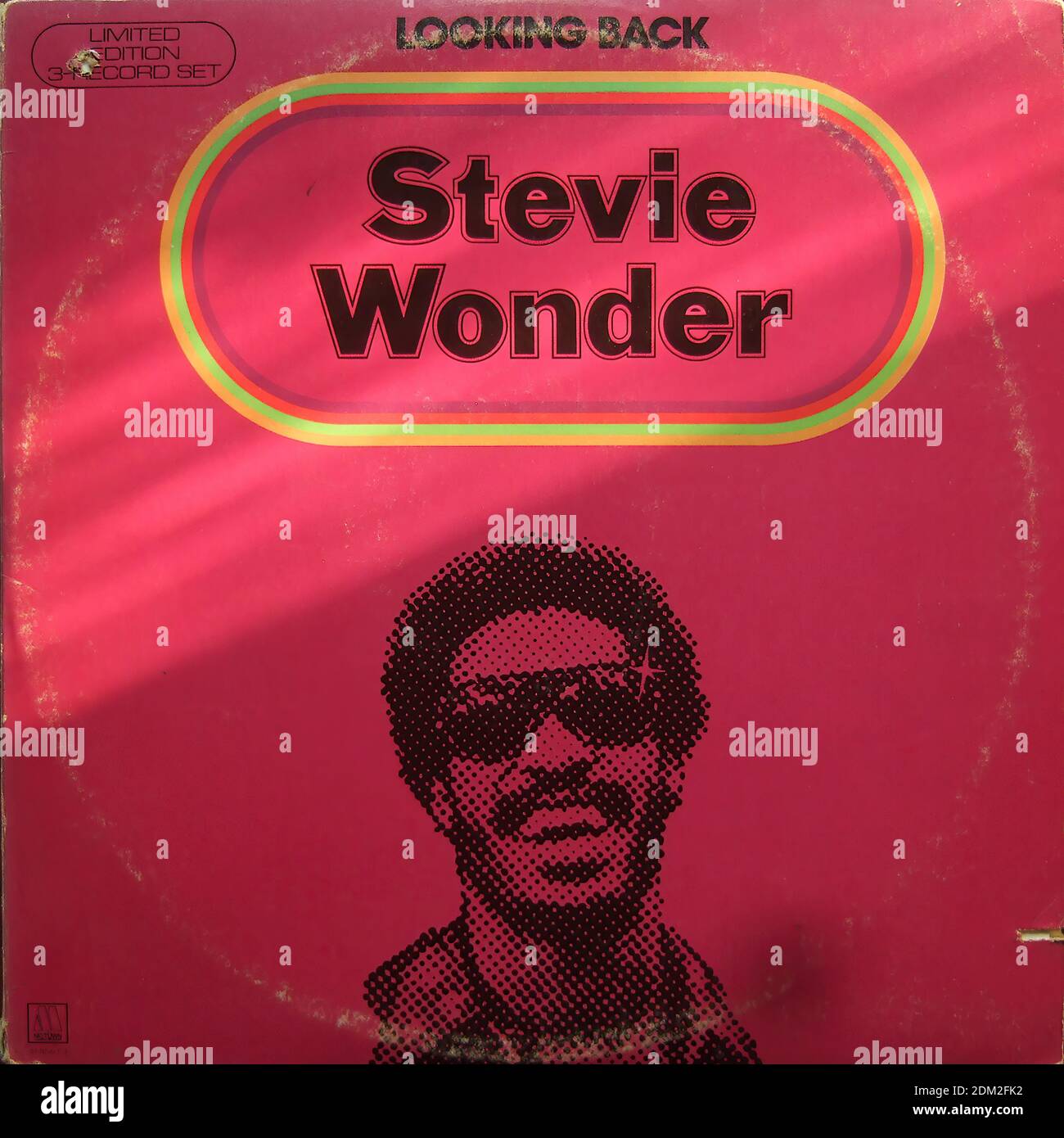 Stevie Wonder - Looking Back - Vintage vinyl album cover Stock Photo ...