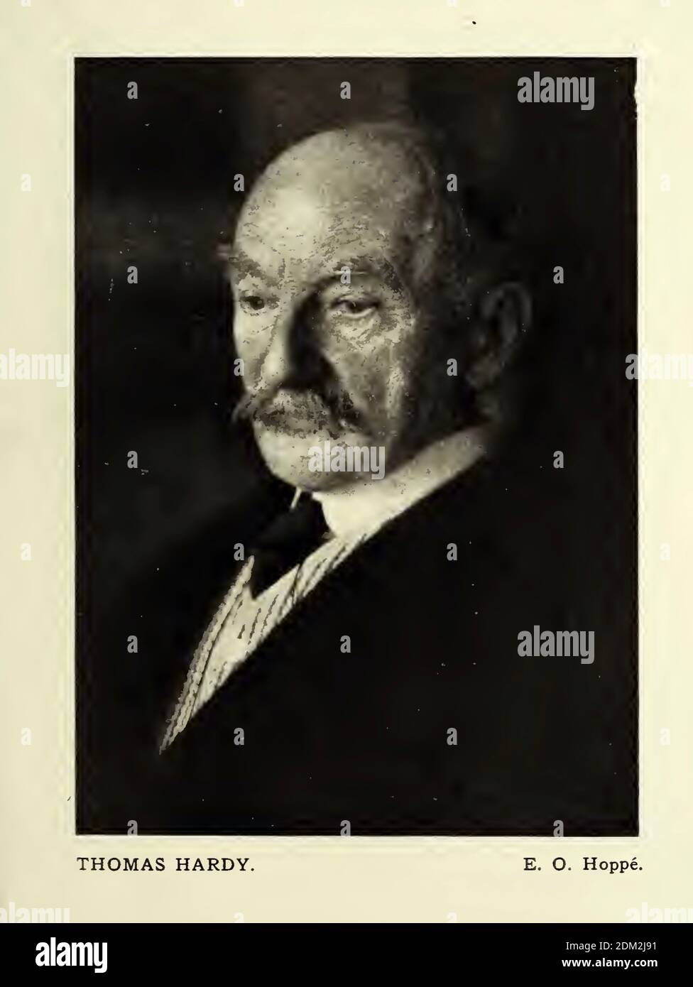 Vintage photograph of the English novelist and poet Thomas Hardy taken ...