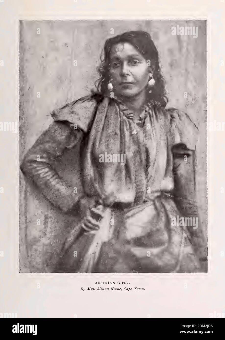 Vintage photograph of an Austrian gypsy taken by the photographer Mrs ...