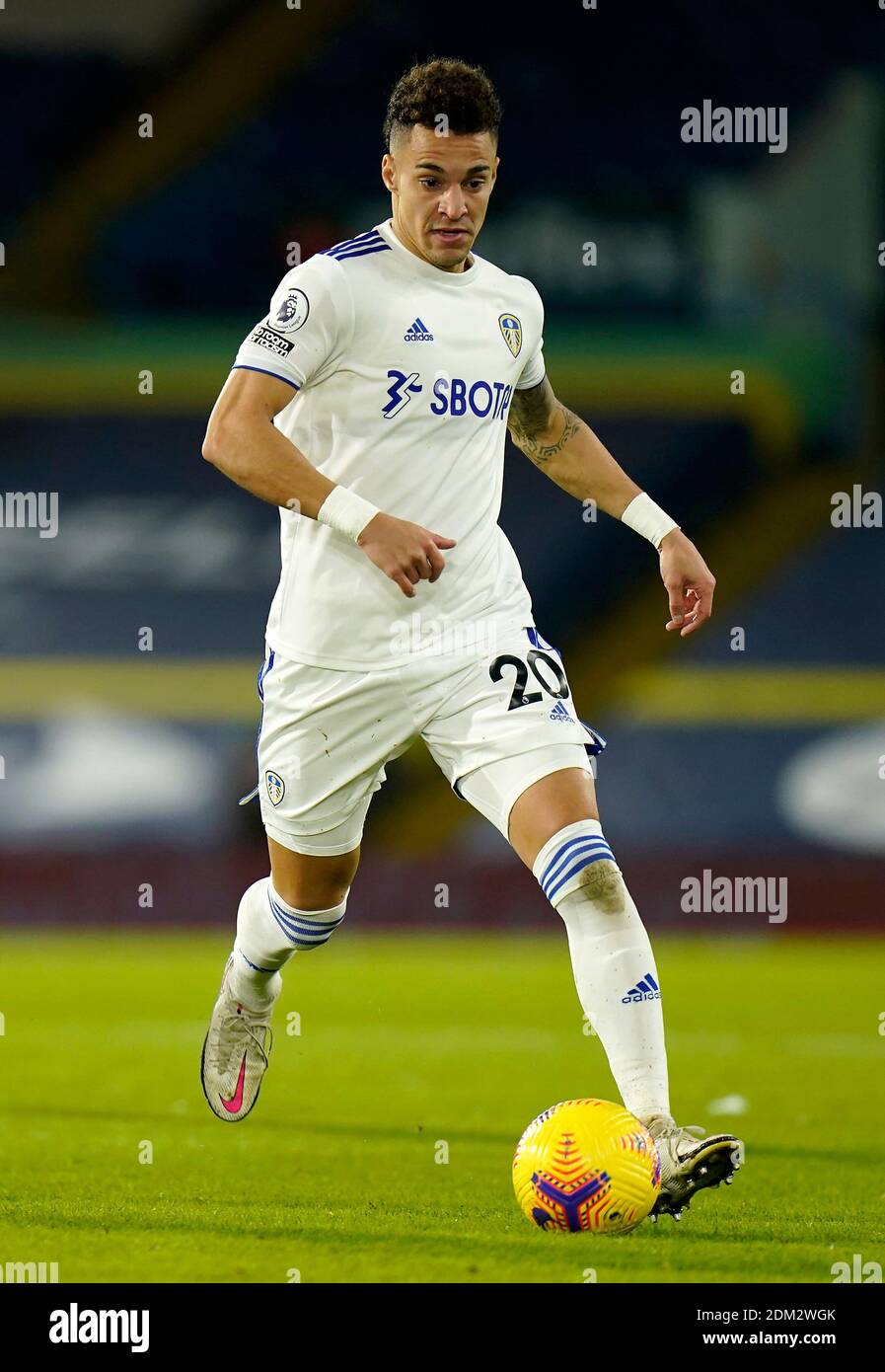 Leeds United's Rodrigo in action during the Premier League match at ...