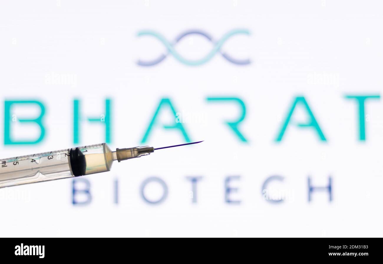 Kathmandu, Nepal - December 15 2020: Closeup of Syringe Injection full ...