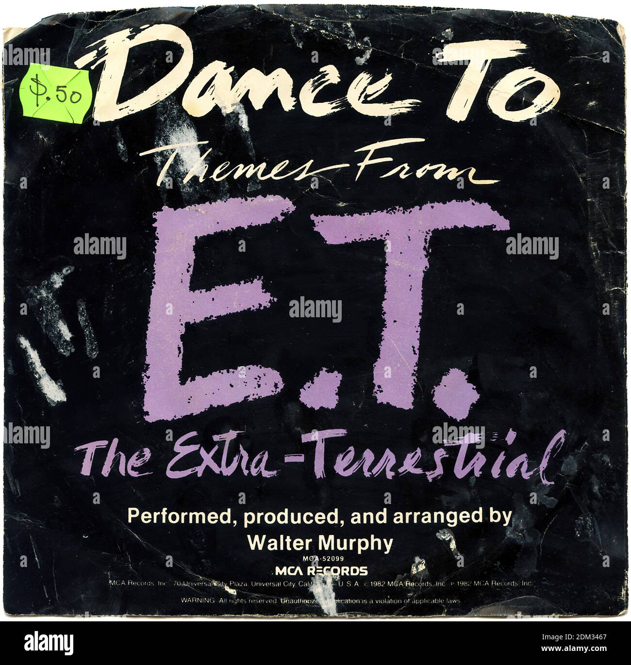 Themes from E.T., Walter Murph - Vintage Record Cover Stock Photo - Alamy
