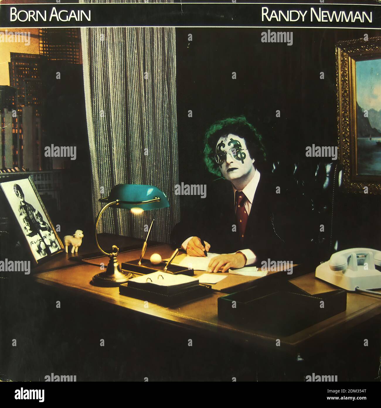 Randy Newman - Born Again - Vintage vinyl album cover Stock Photo - Alamy