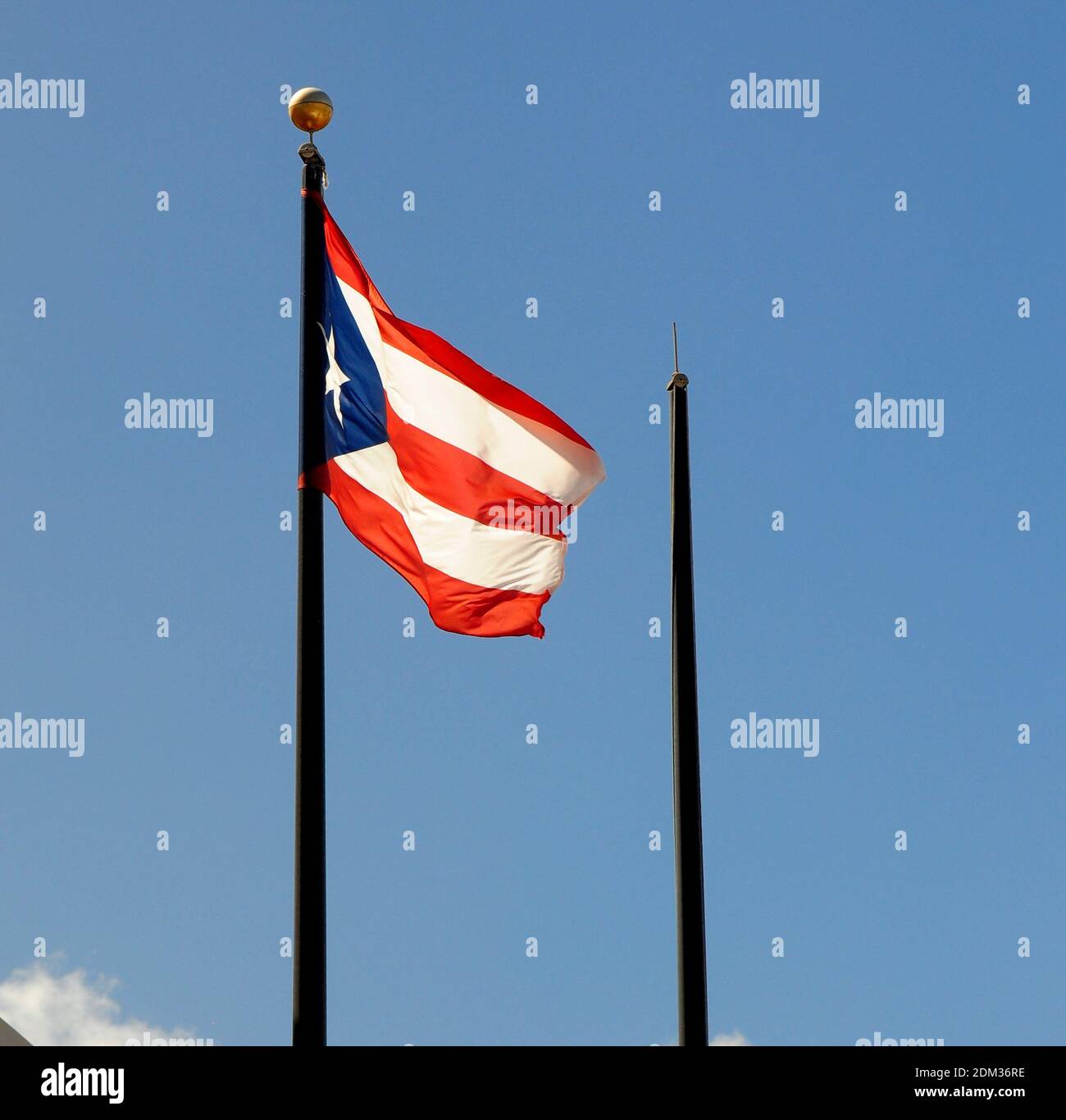 Puerto Rico flag Stock Photo - Alamy