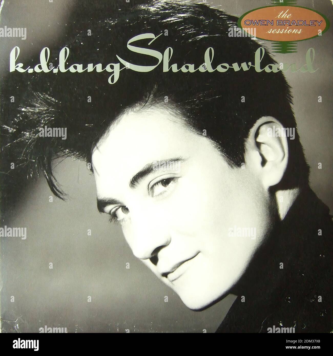 K.D.Lang - Shadowland - Vintage vinyl album cover Stock Photo - Alamy
