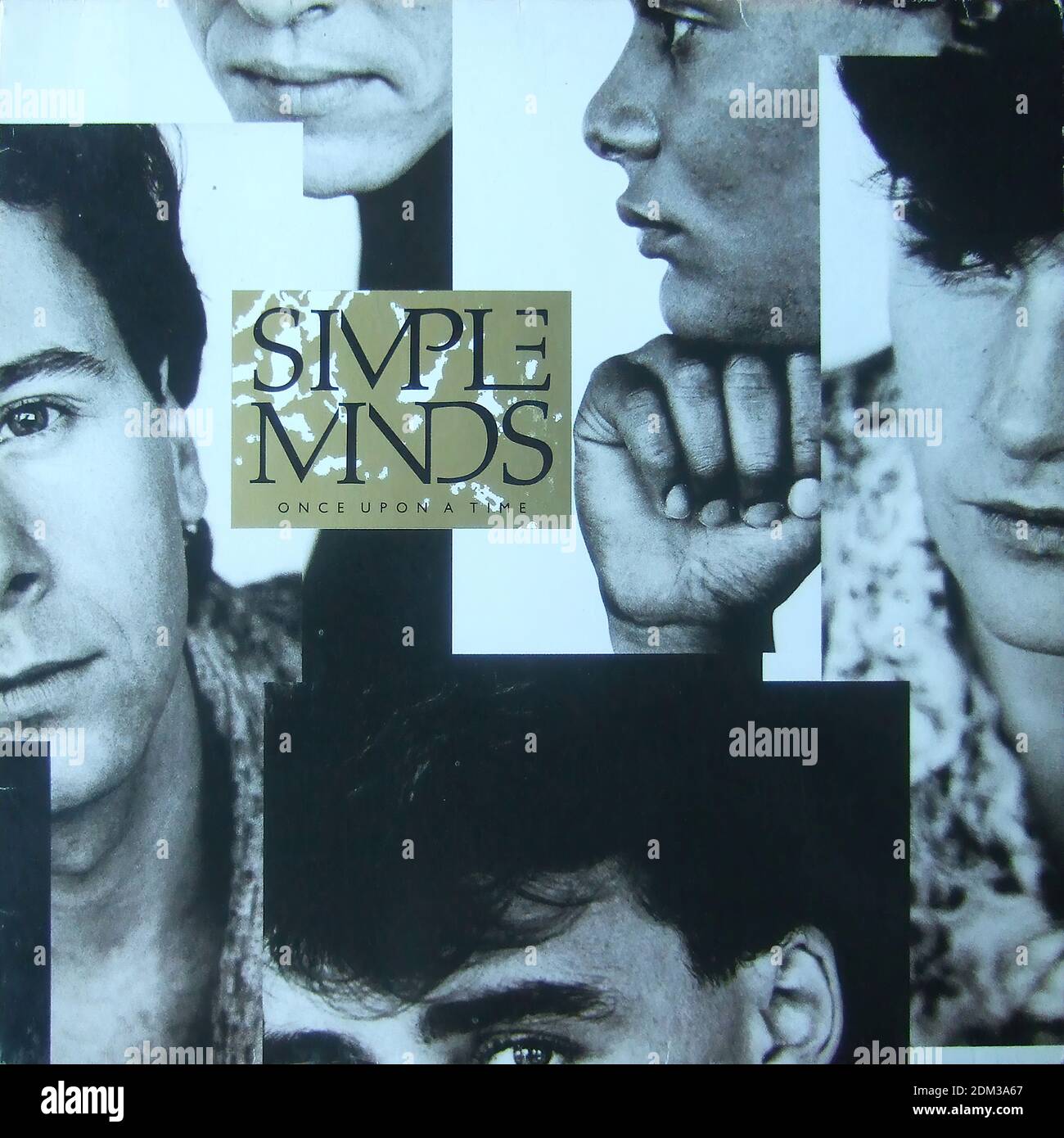 Simple Minds - Once Upon A Time - Vintage vinyl album cover Stock Photo ...
