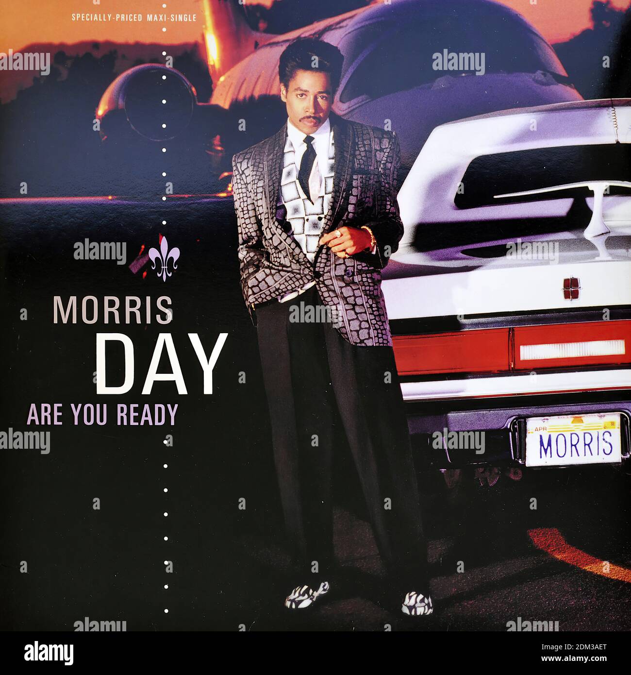 Morris Day Are You Ready - Vintage Vinyl Record Cover Stock Photo - Alamy