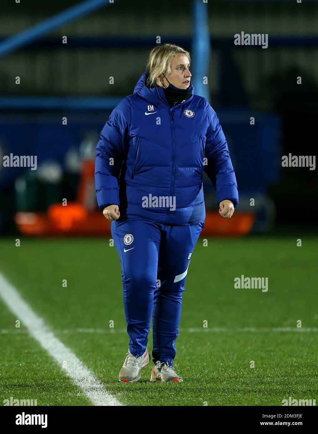 Chelsea manager Emma Hayes before the Women's UEFA Champions League ...