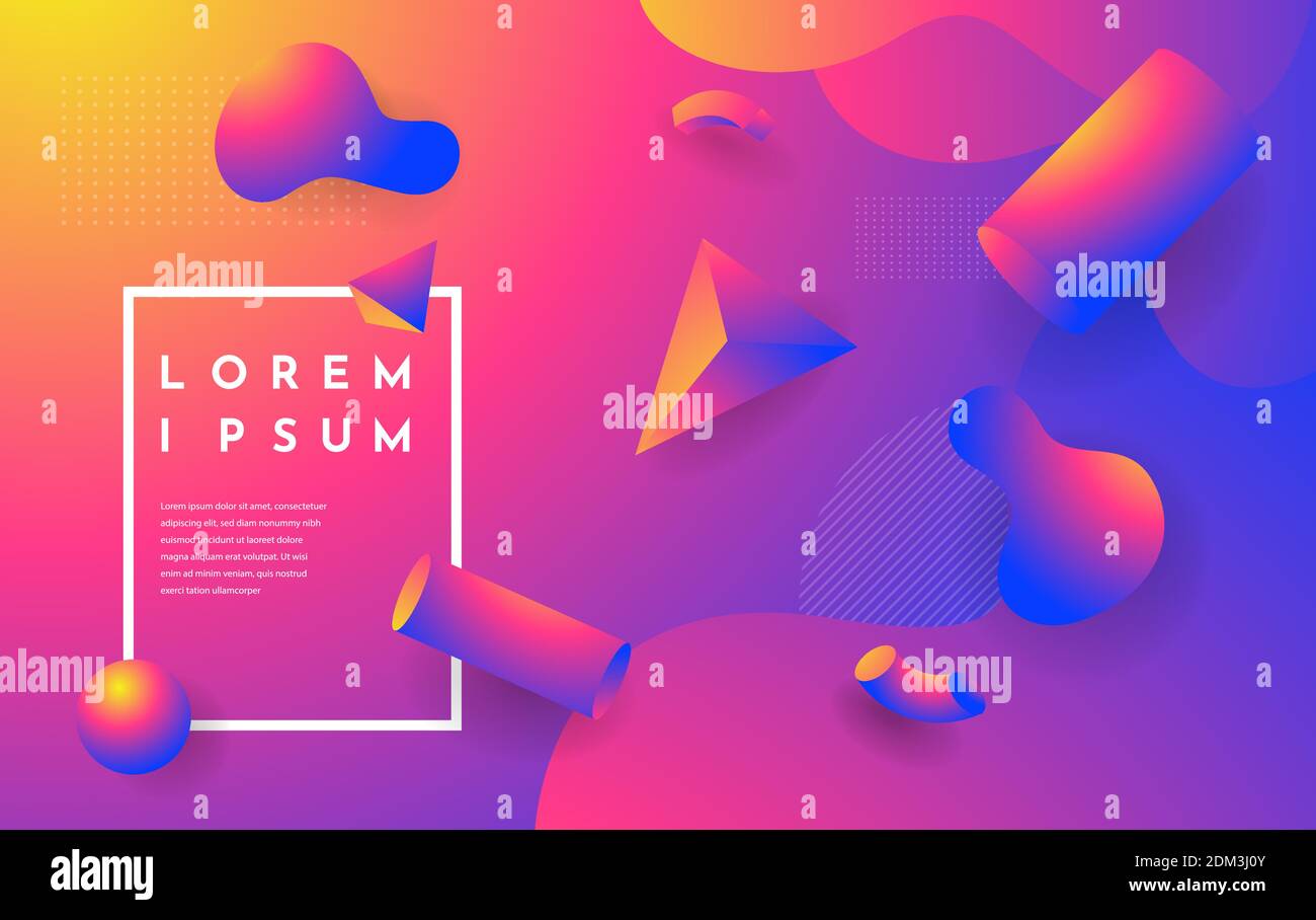 Color gradient background design. Abstract geometric background with ...