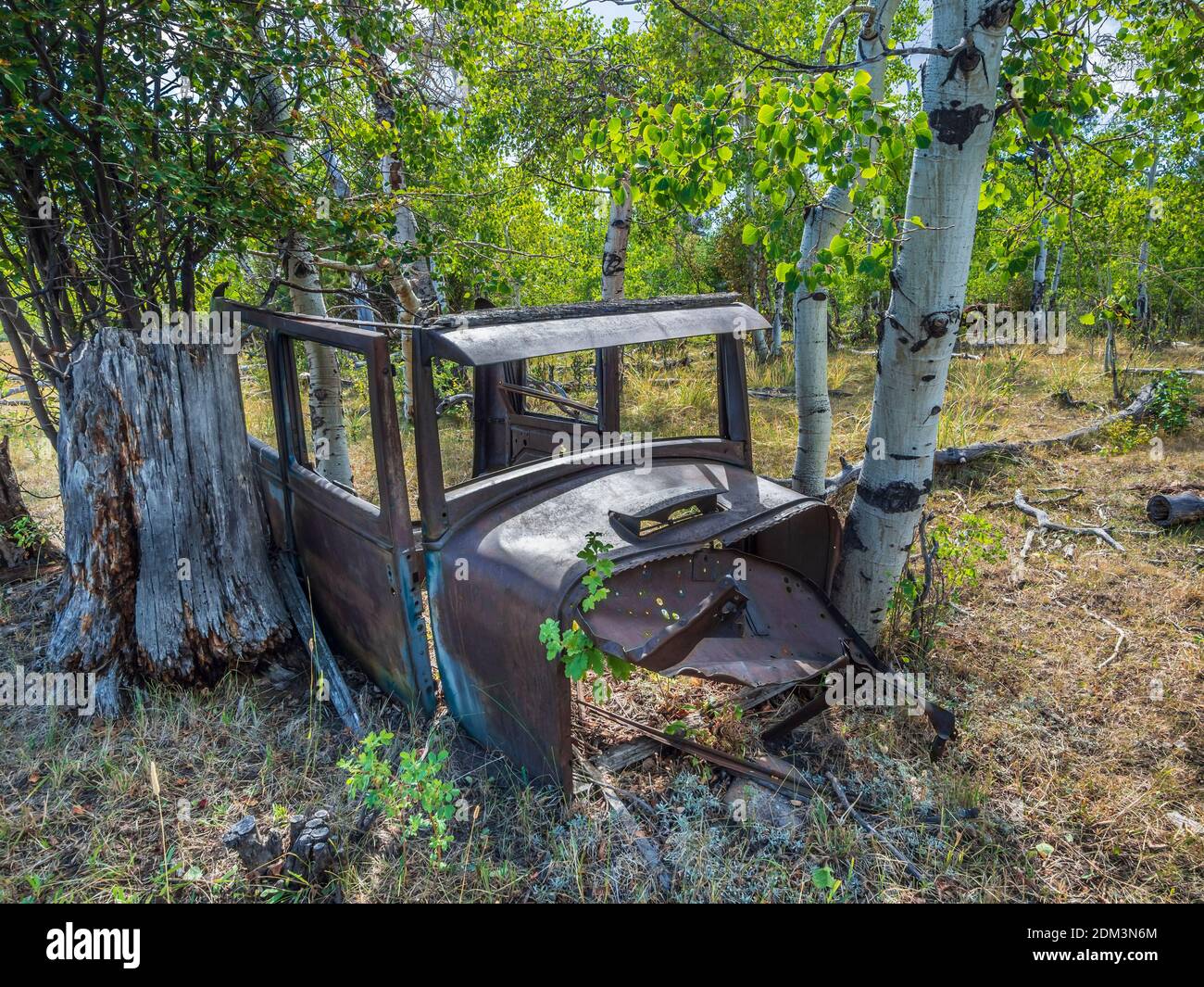 Old Hudson body, Swett Ranch National Historic Site, Flaming Gorge ...