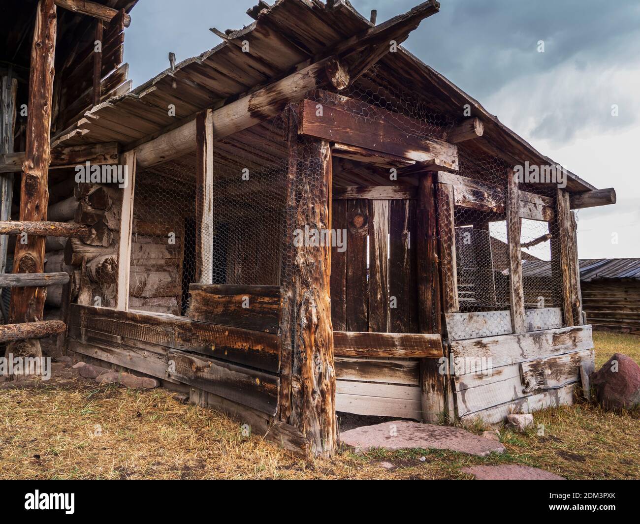 Chicken coop, Swett Ranch National Historic Site, Flaming Gorge ...