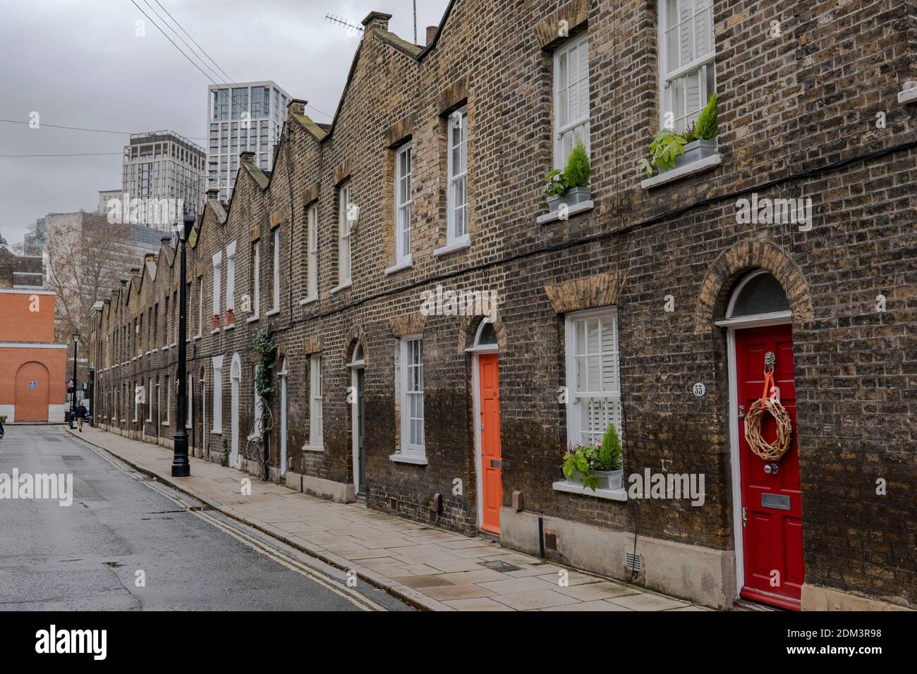 Roupell Street on the 9th December in South London in the United ...