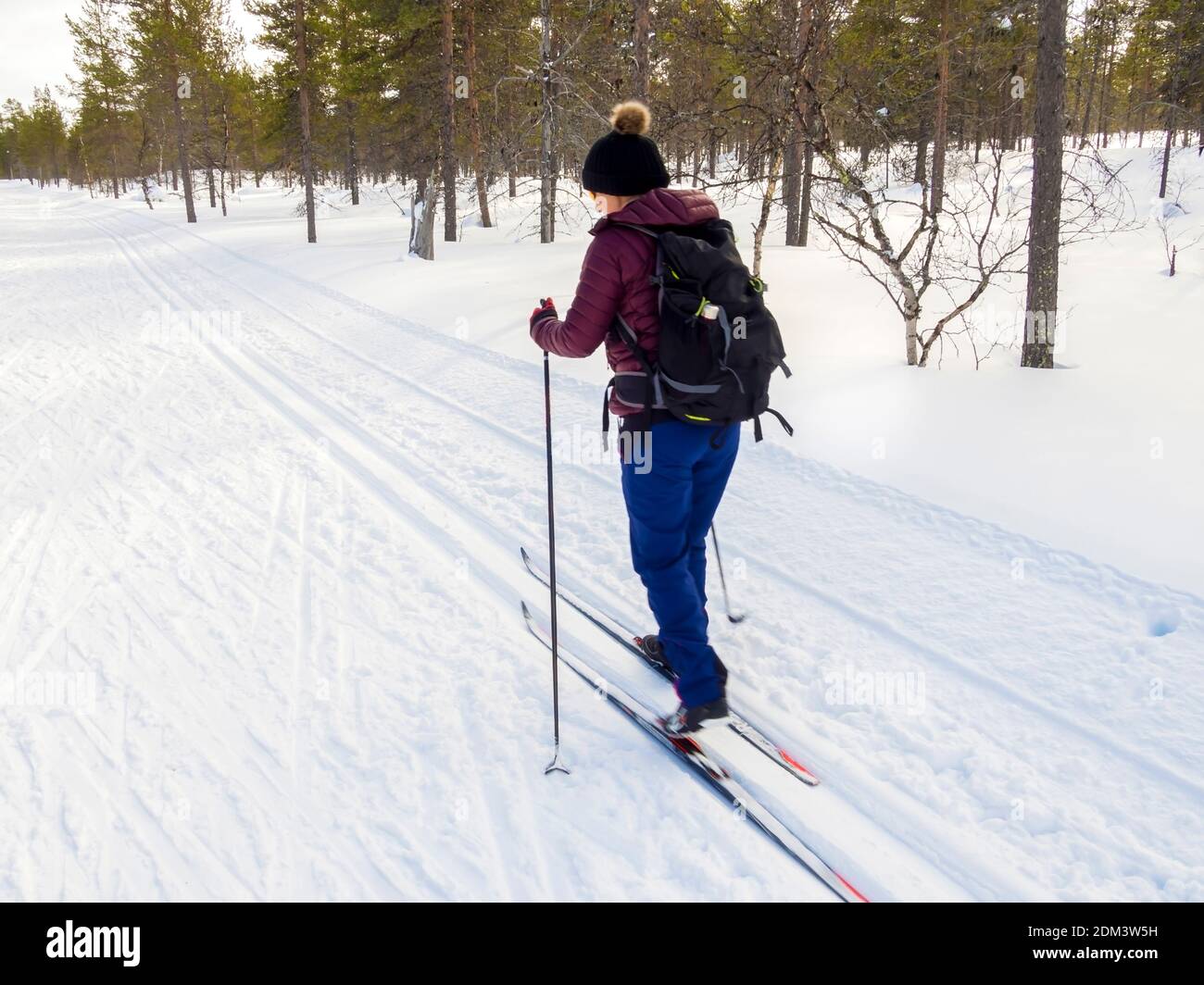 Helsinki snow ski people hi-res stock photography and images - Alamy