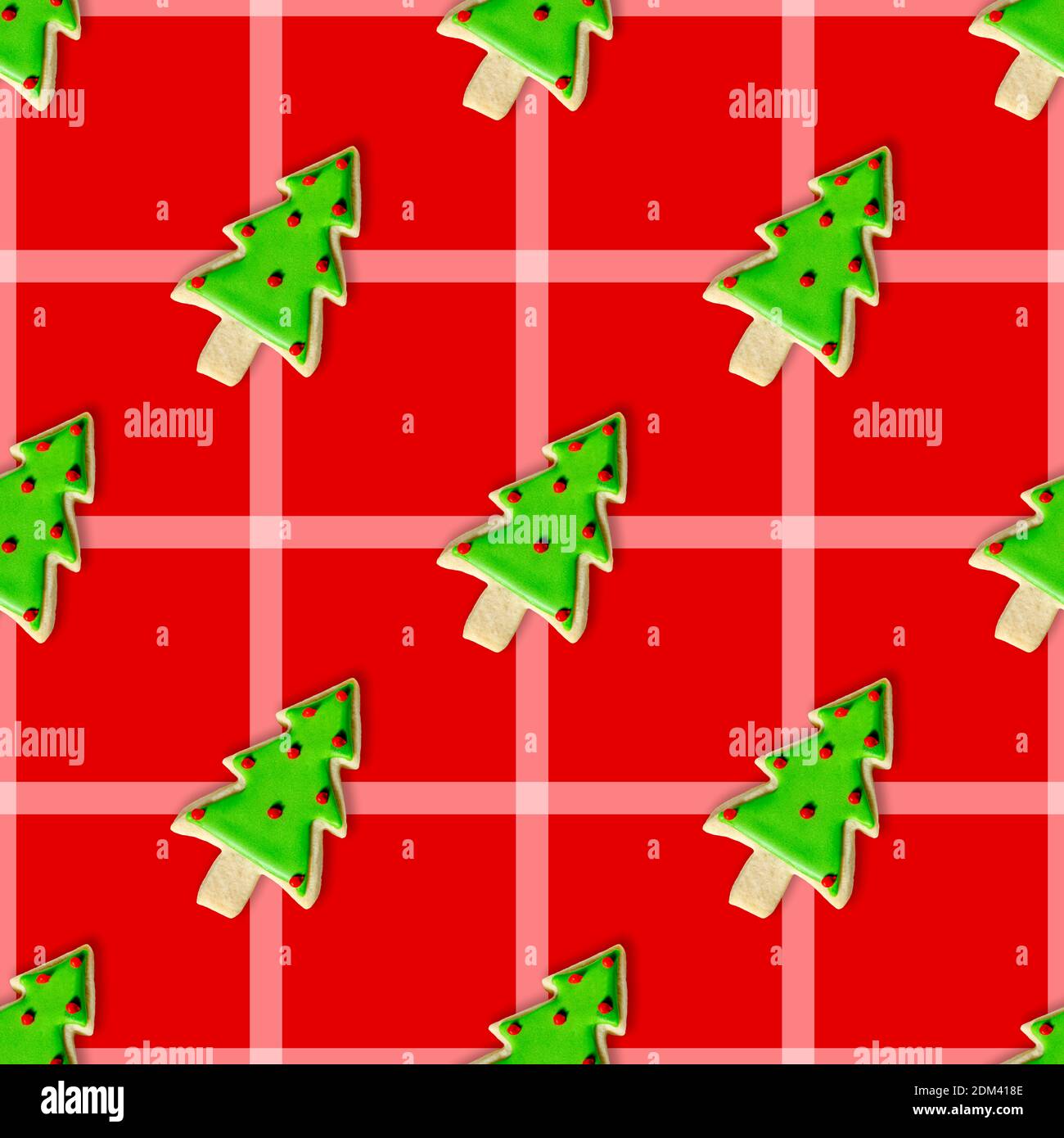 Christmas Tree: Christmas Cookie Repeating Pattern Background Wallpaper ...