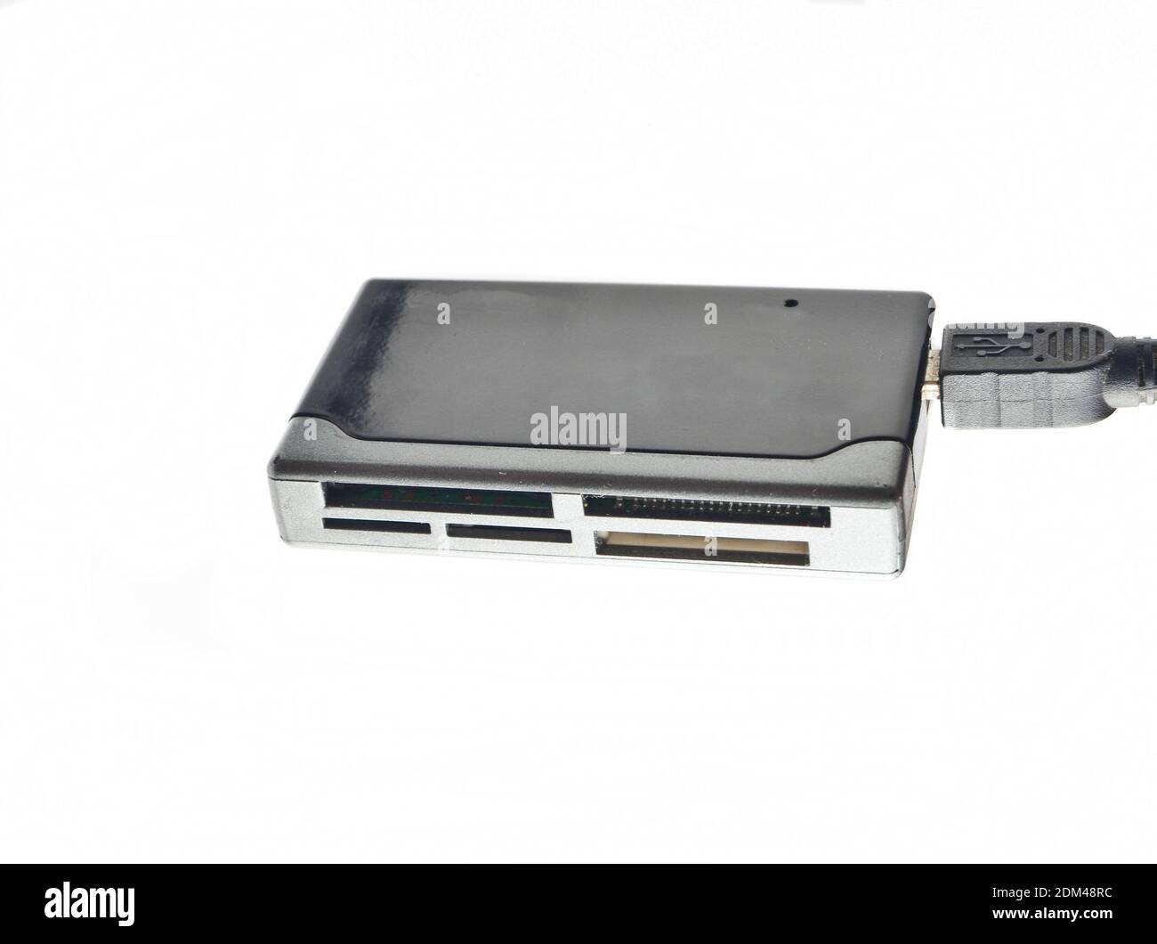 USB card reader isolated on a white background Stock Photo - Alamy