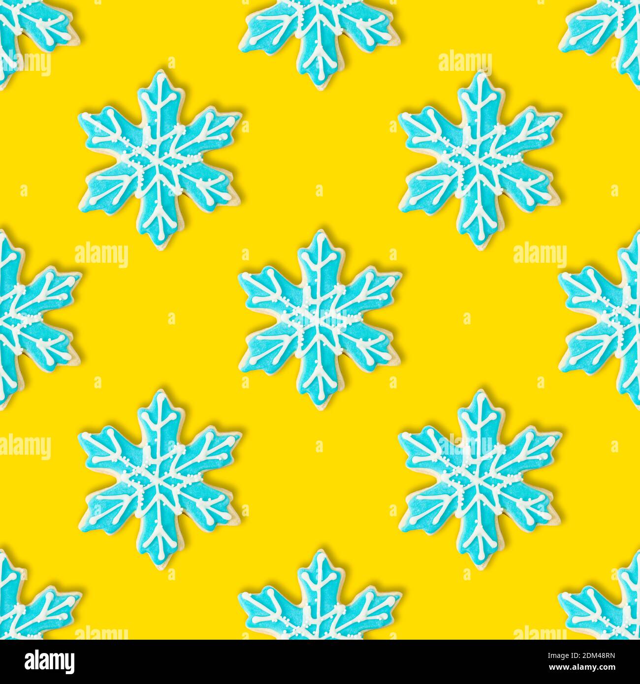 Snowflake: Christmas Cookie Repeating Pattern Background Wallpaper ...