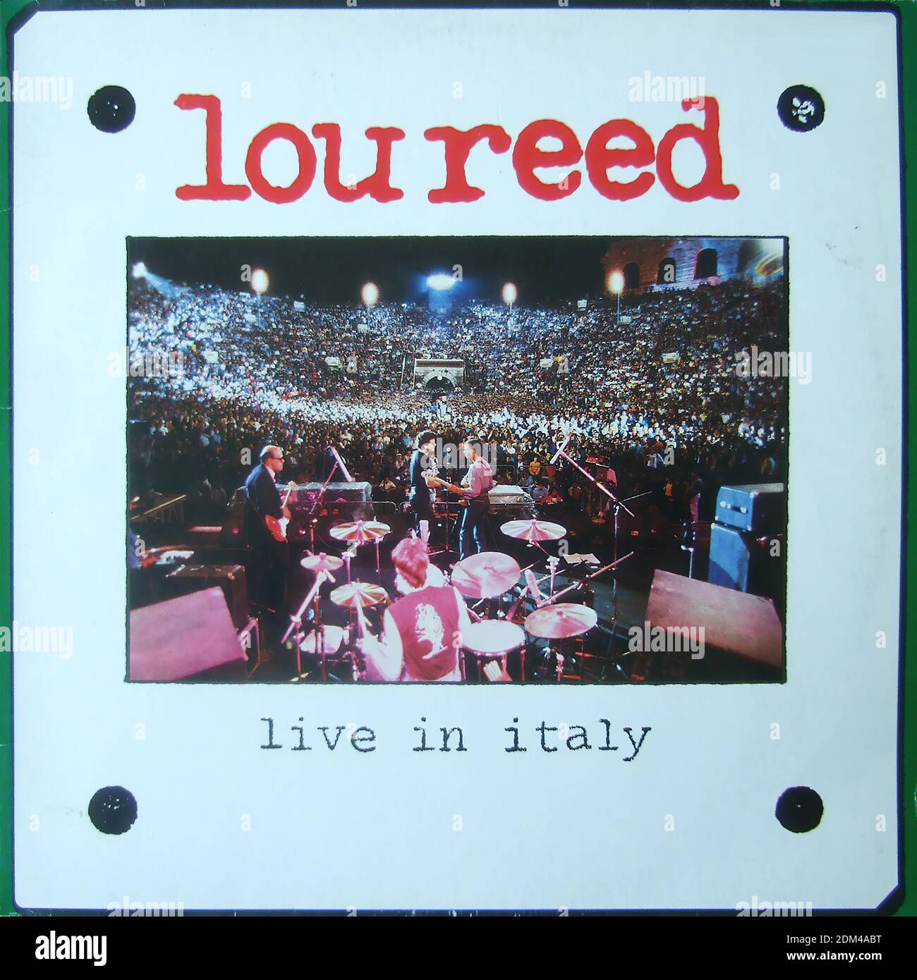 Lou Reed - Live In Italy - Vintage vinyl album cover Stock Photo - Alamy