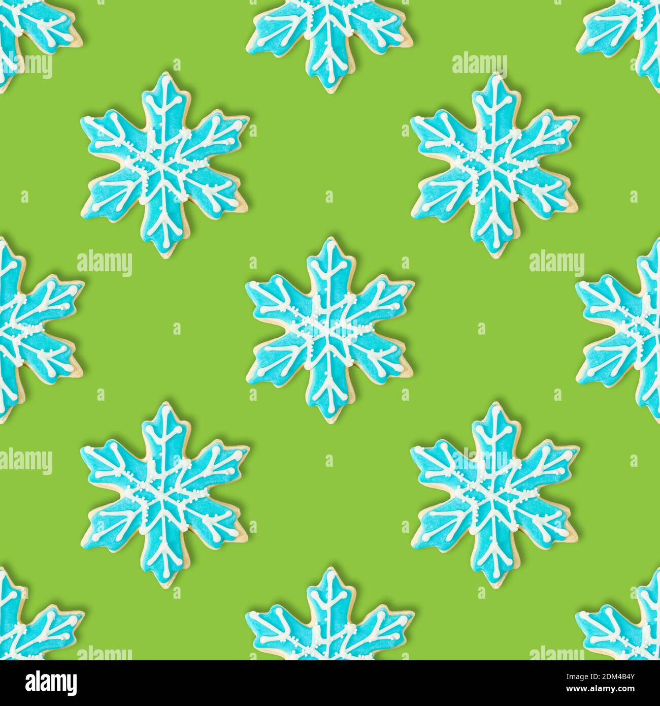 Snowflake: Christmas Cookie Repeating Pattern Background Wallpaper ...