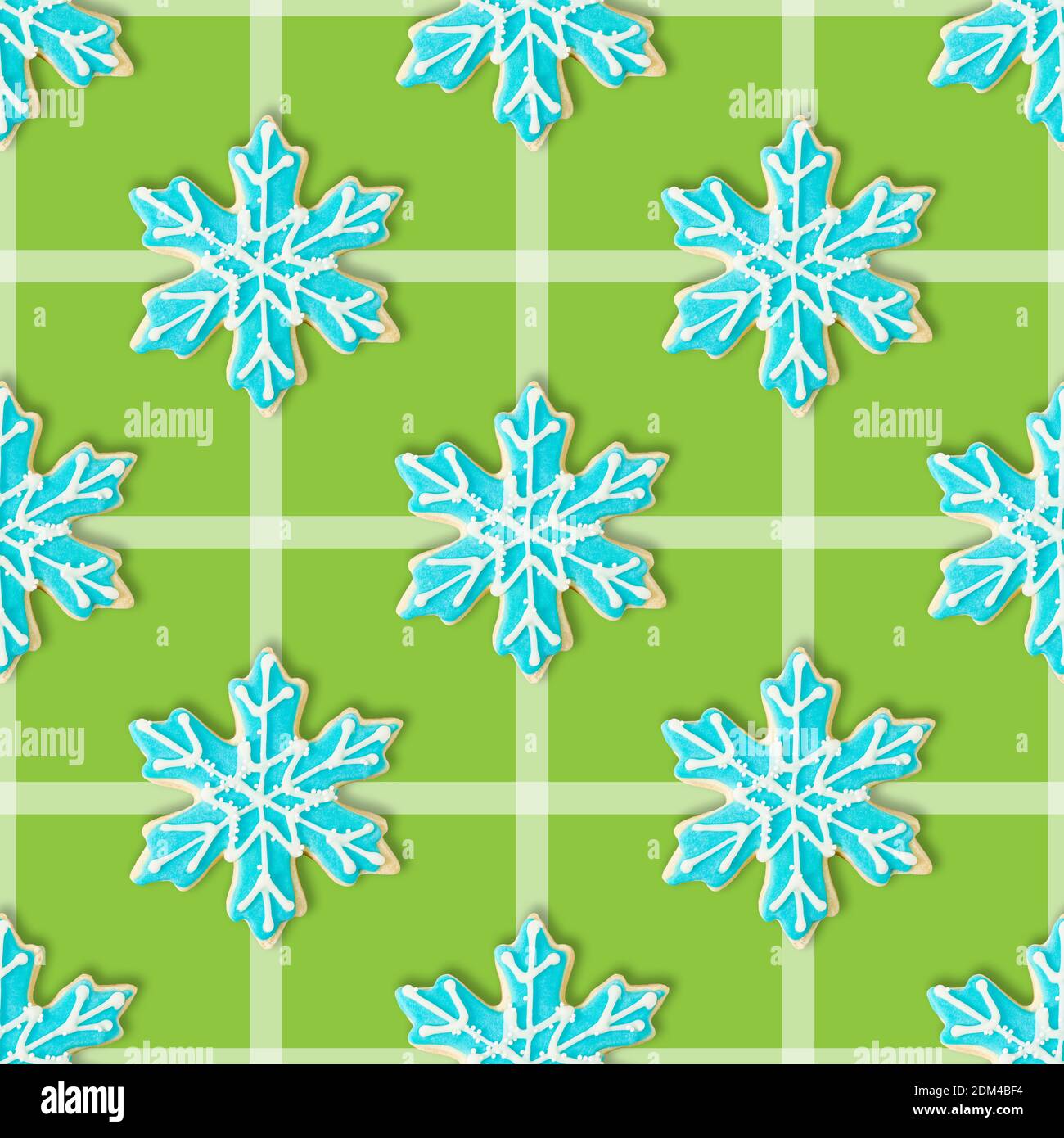 Snowflake: Christmas Cookie Repeating Pattern Background Wallpaper ...